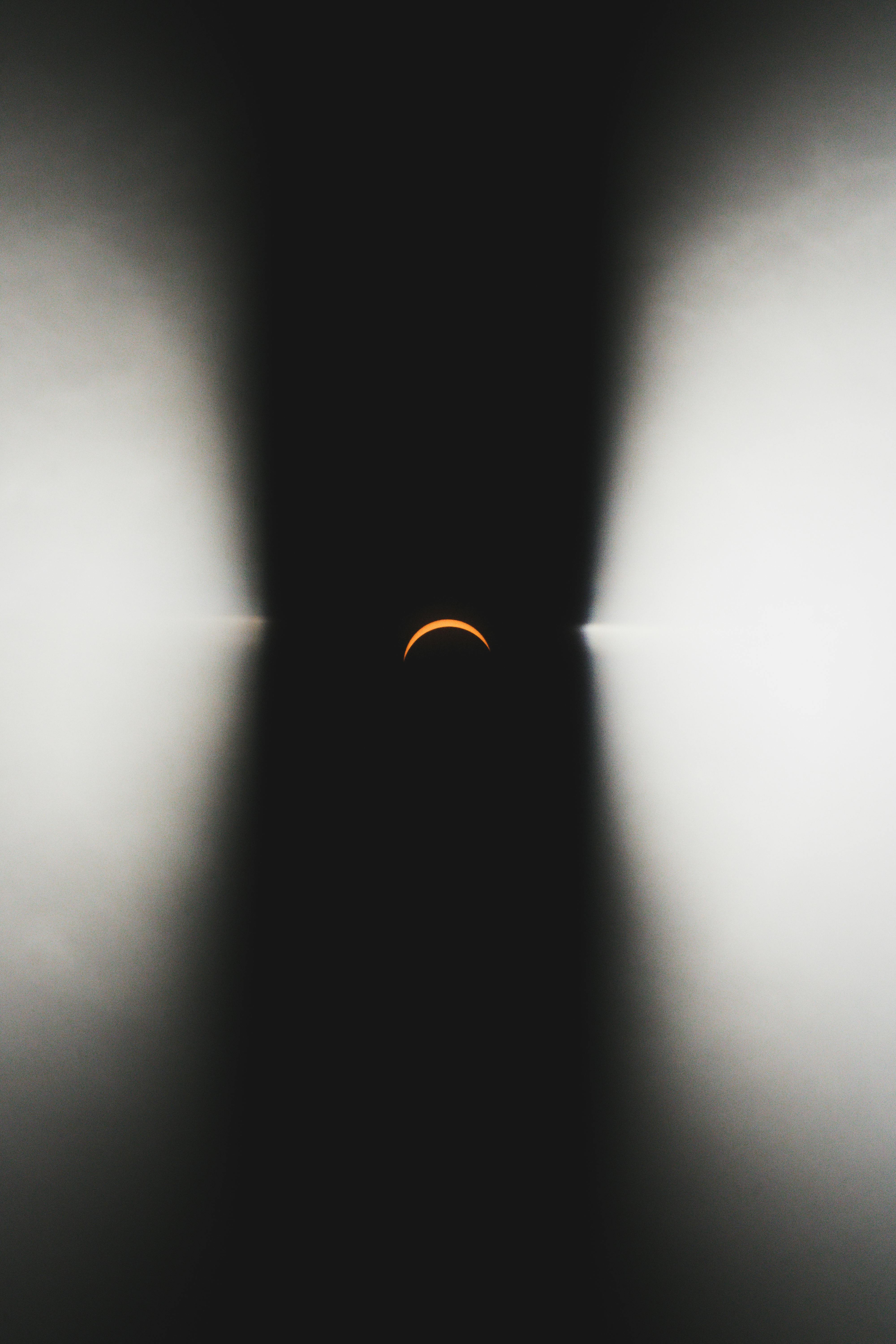 Lights around Crescent Moon · Free Stock Photo