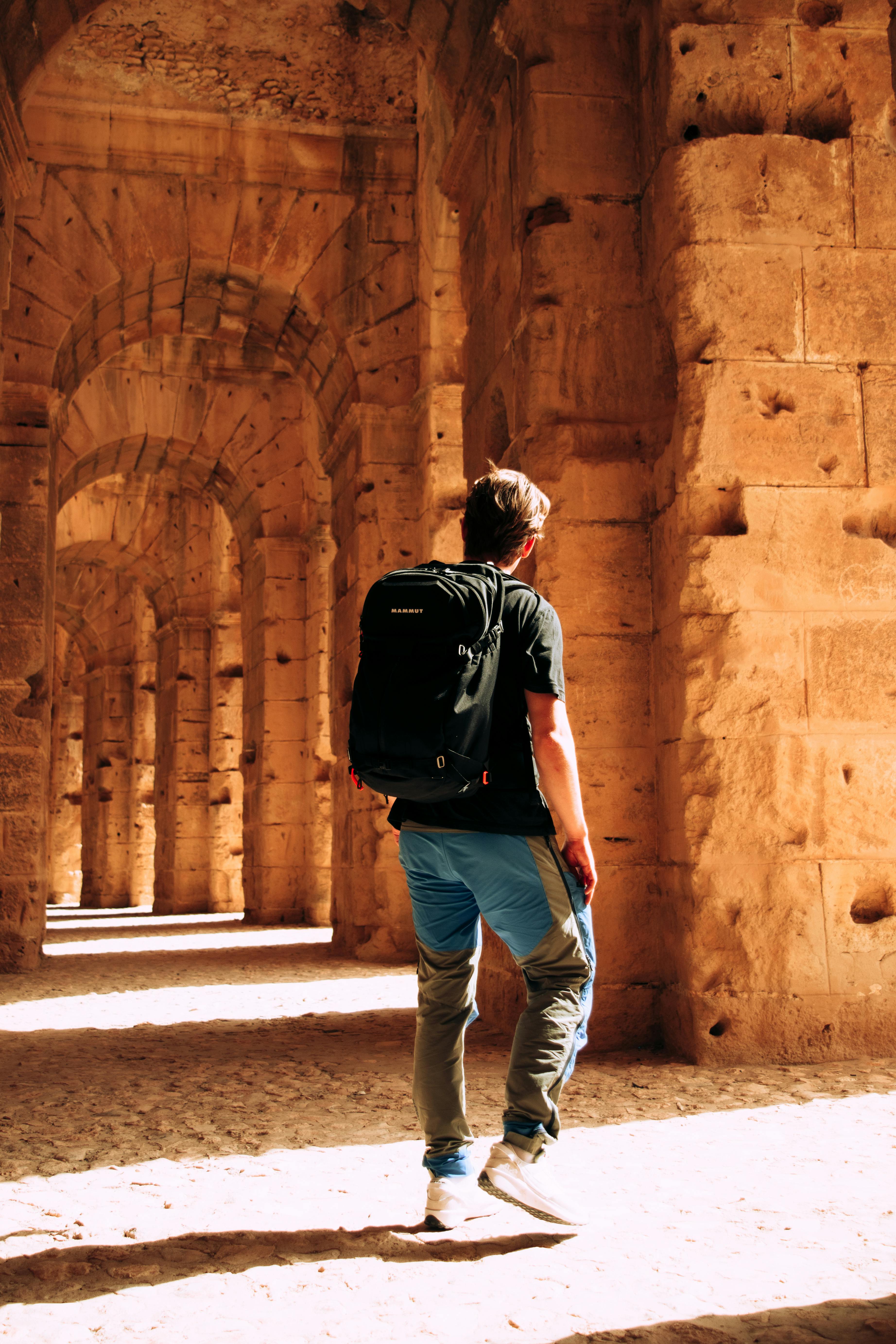 Man At The Ruins · Free Stock Photo