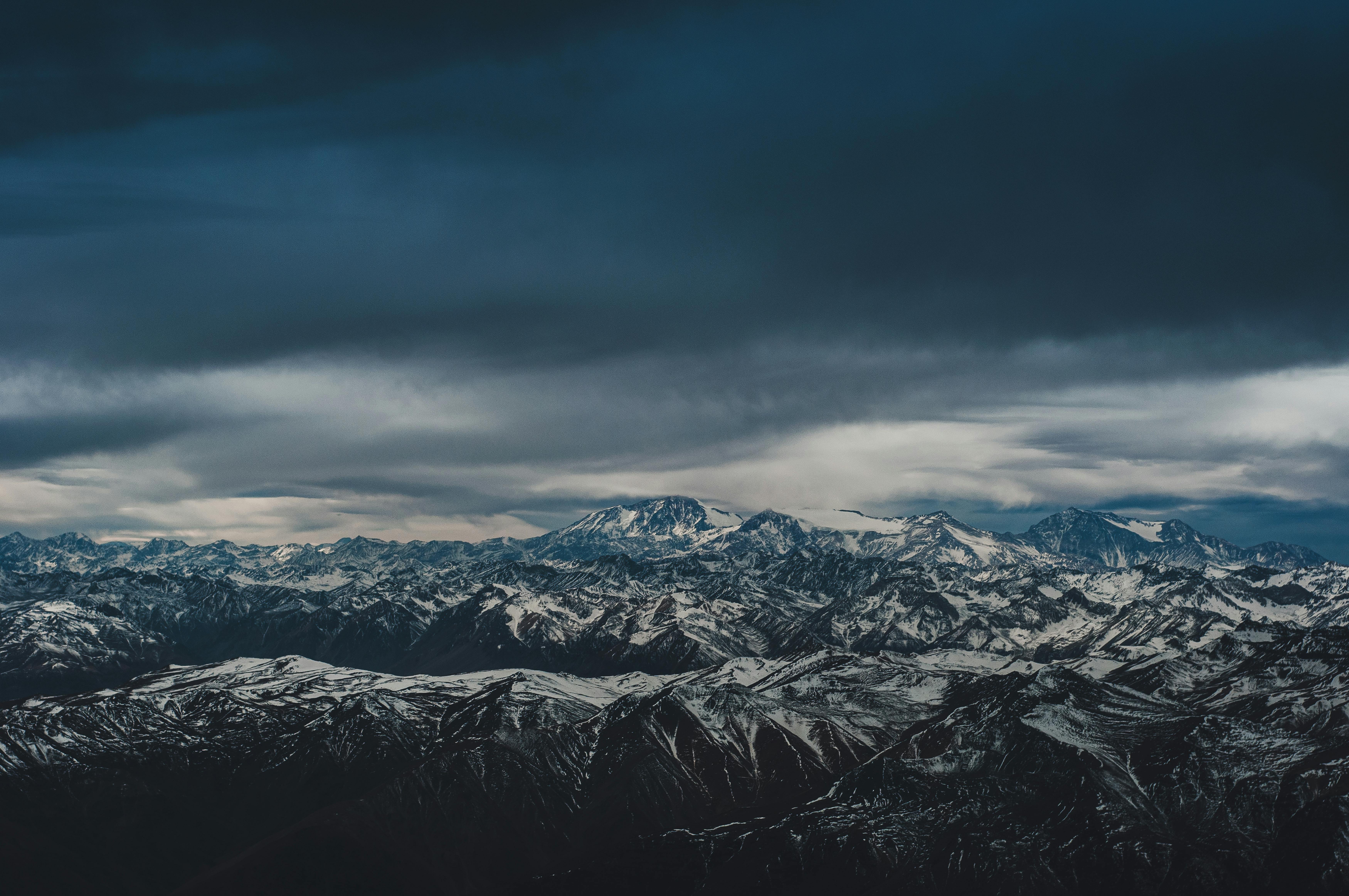Storm Cloud over Mountain Range · Free Stock Photo