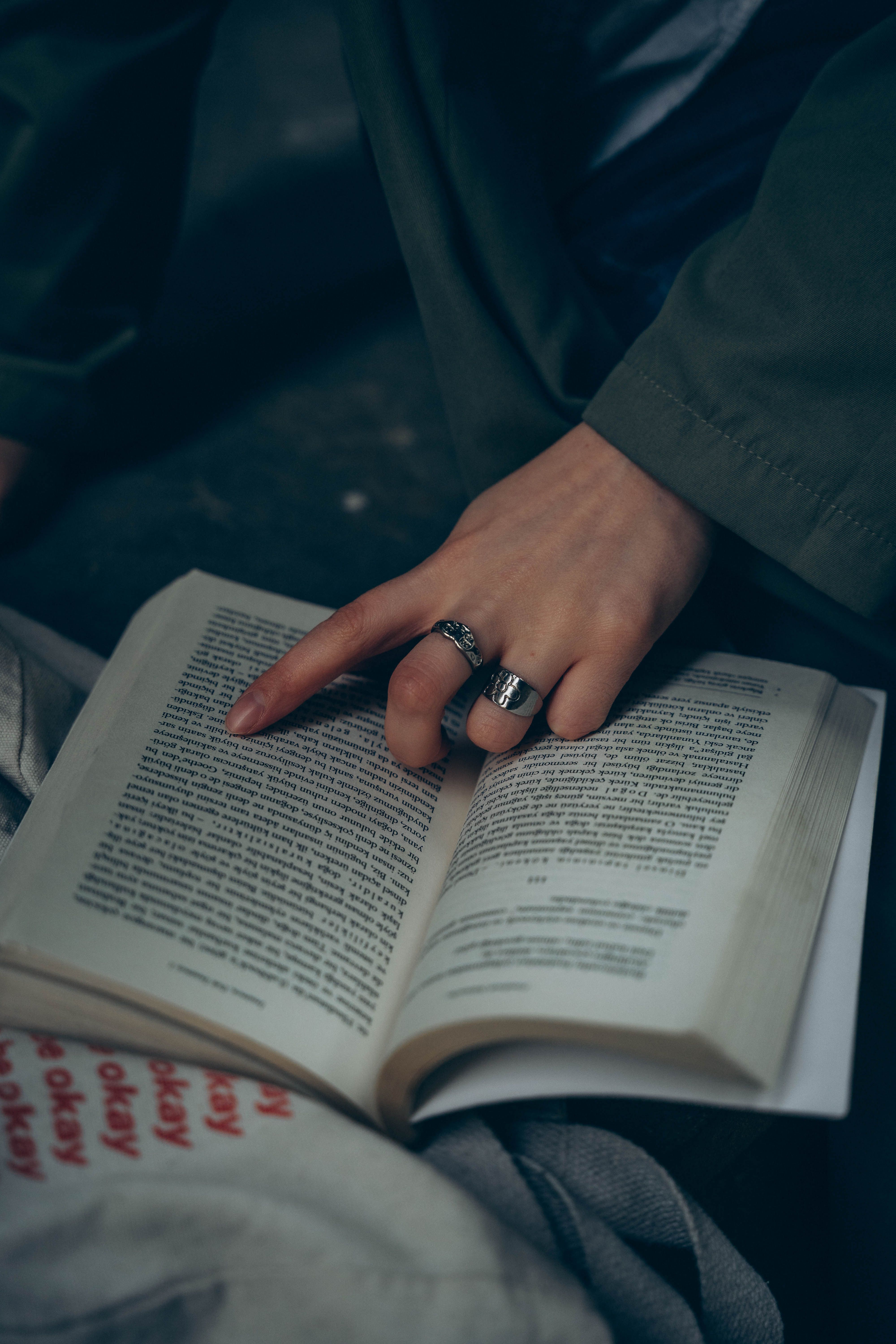 Hand of Woman Reading Book · Free Stock Photo