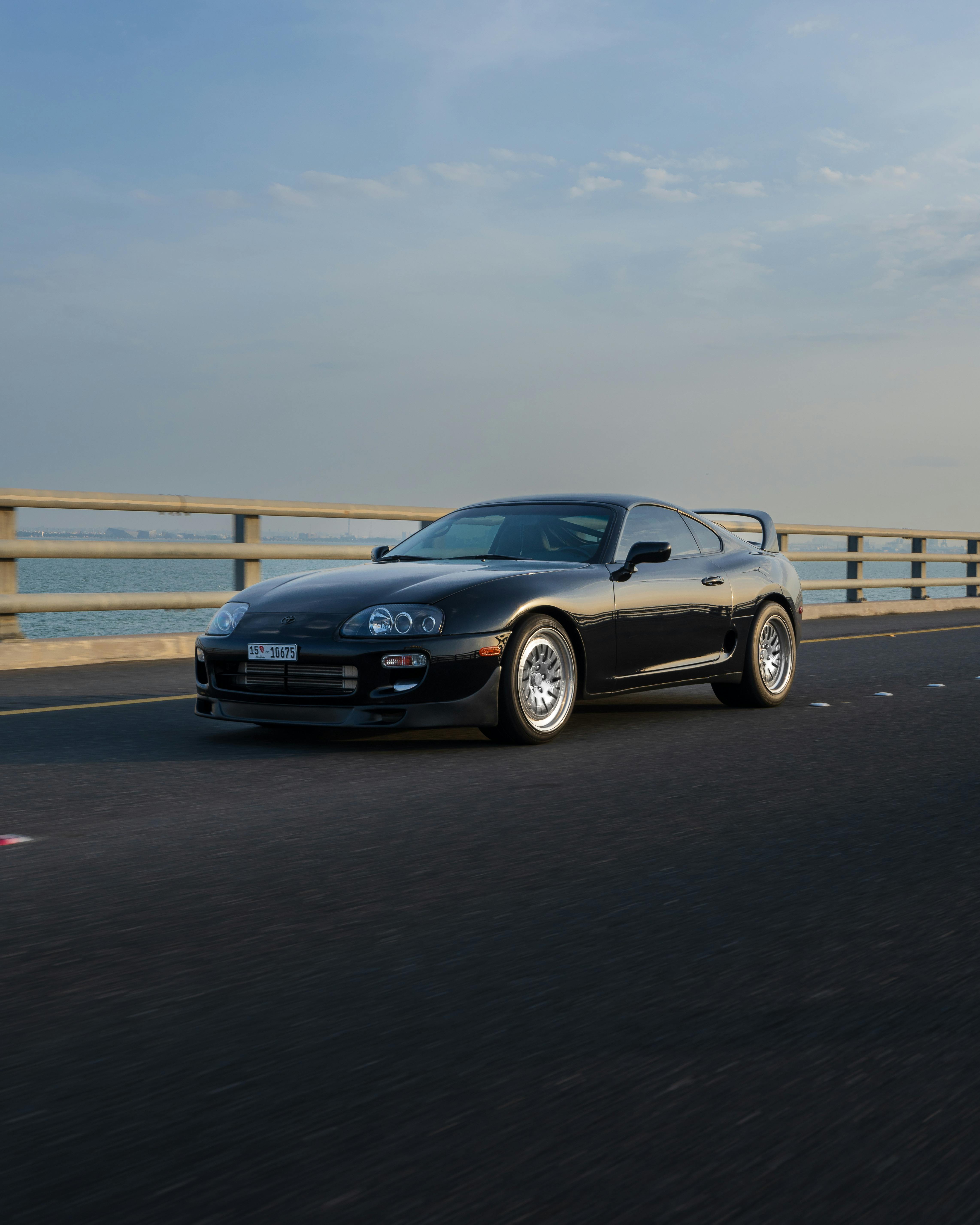Toyota Supra on Road · Free Stock Photo