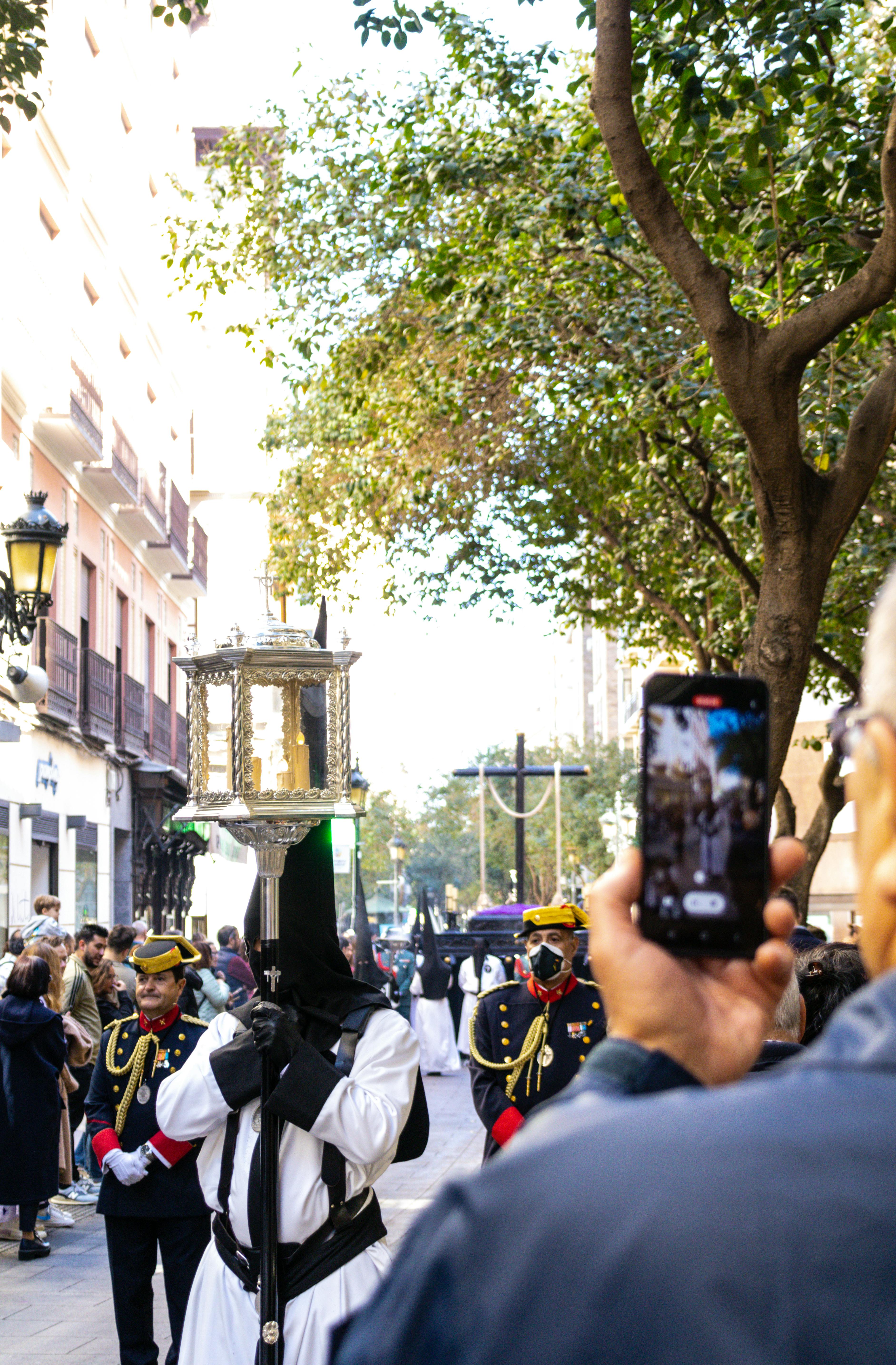 Men Wearing Traditional Costumes on a Parade in Spain · Free Stock Photo