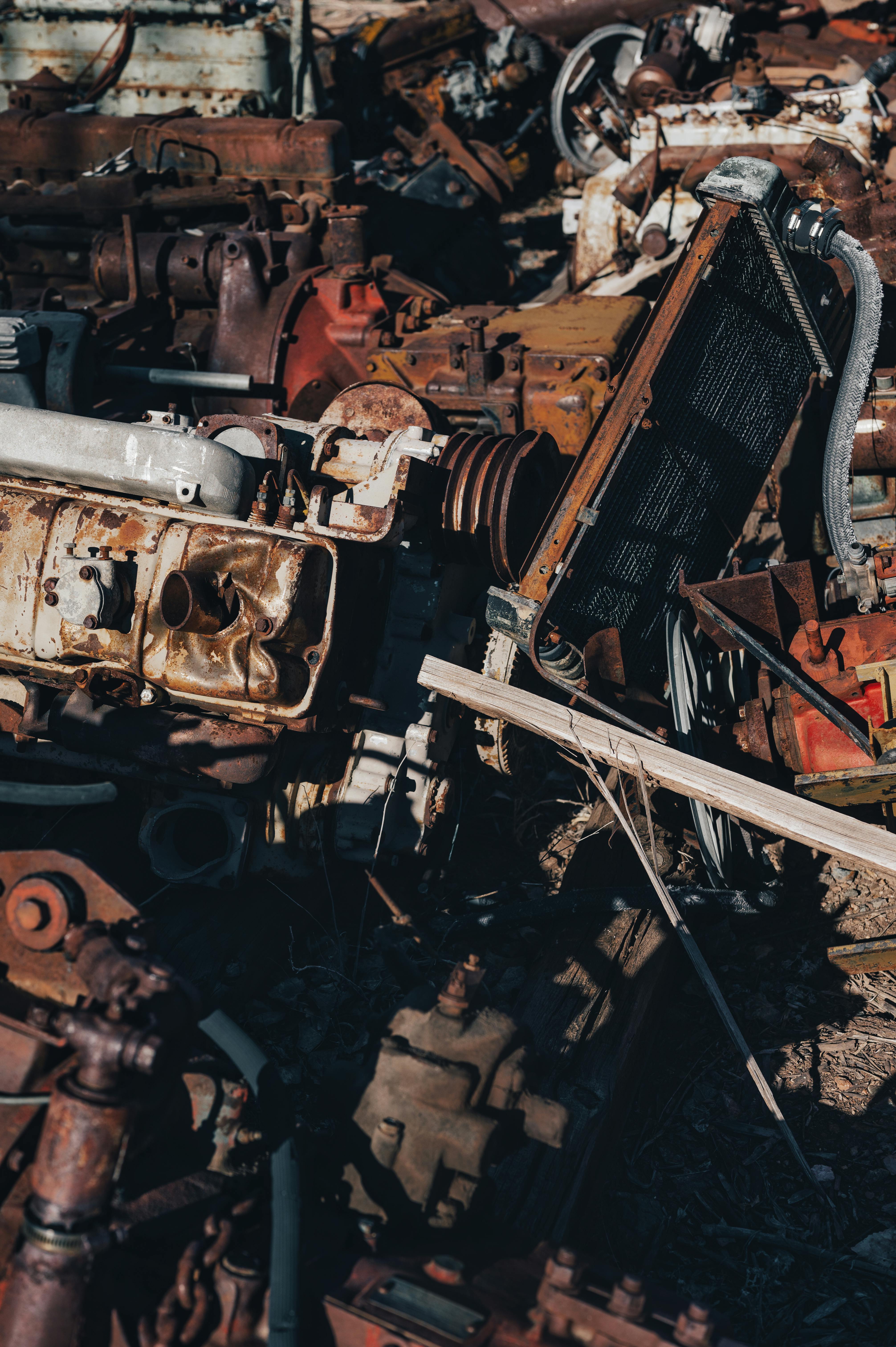 Top View of a Pile of Junk · Free Stock Photo
