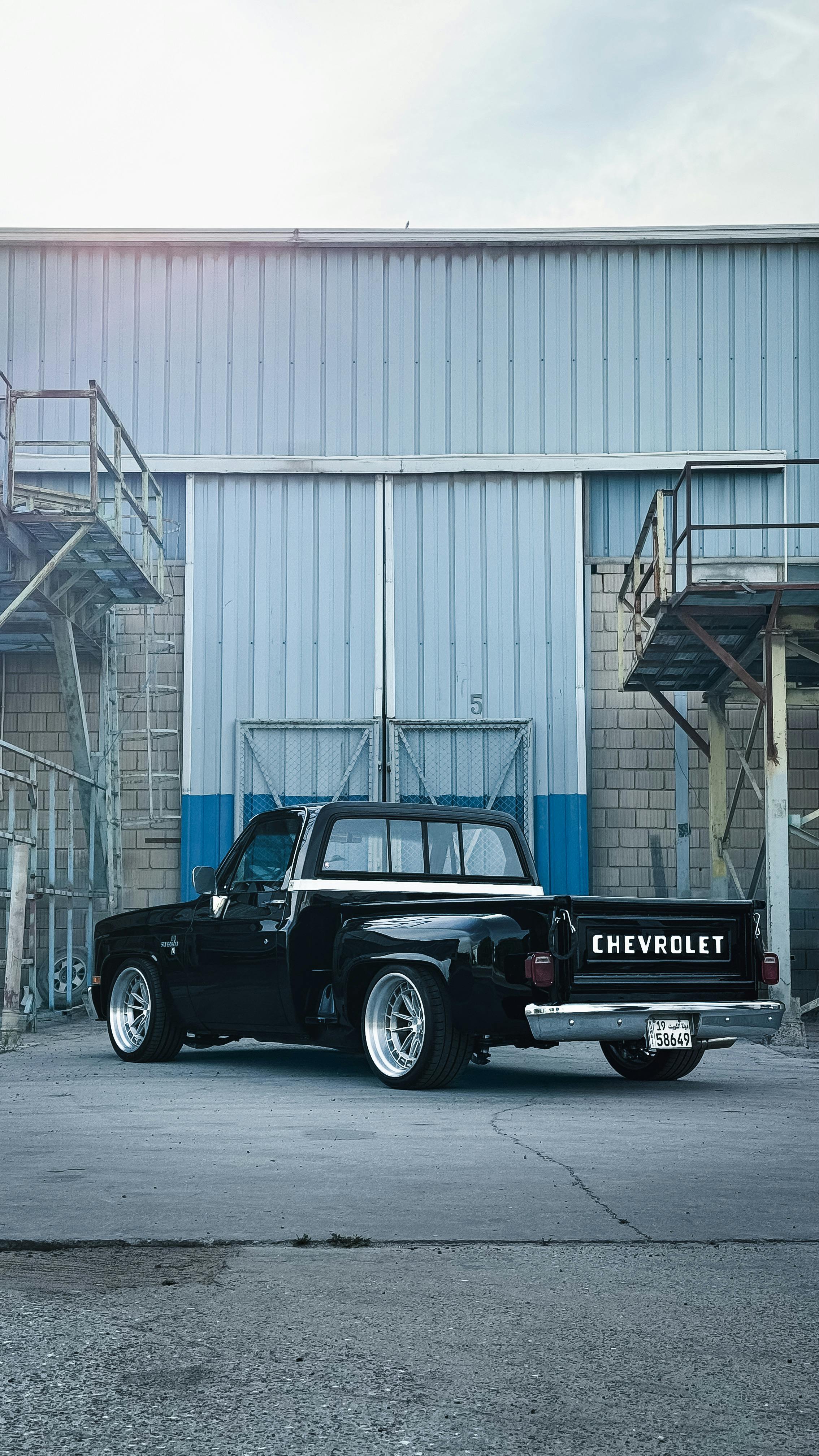 Back View of Vintage Chevrolet C/K · Free Stock Photo