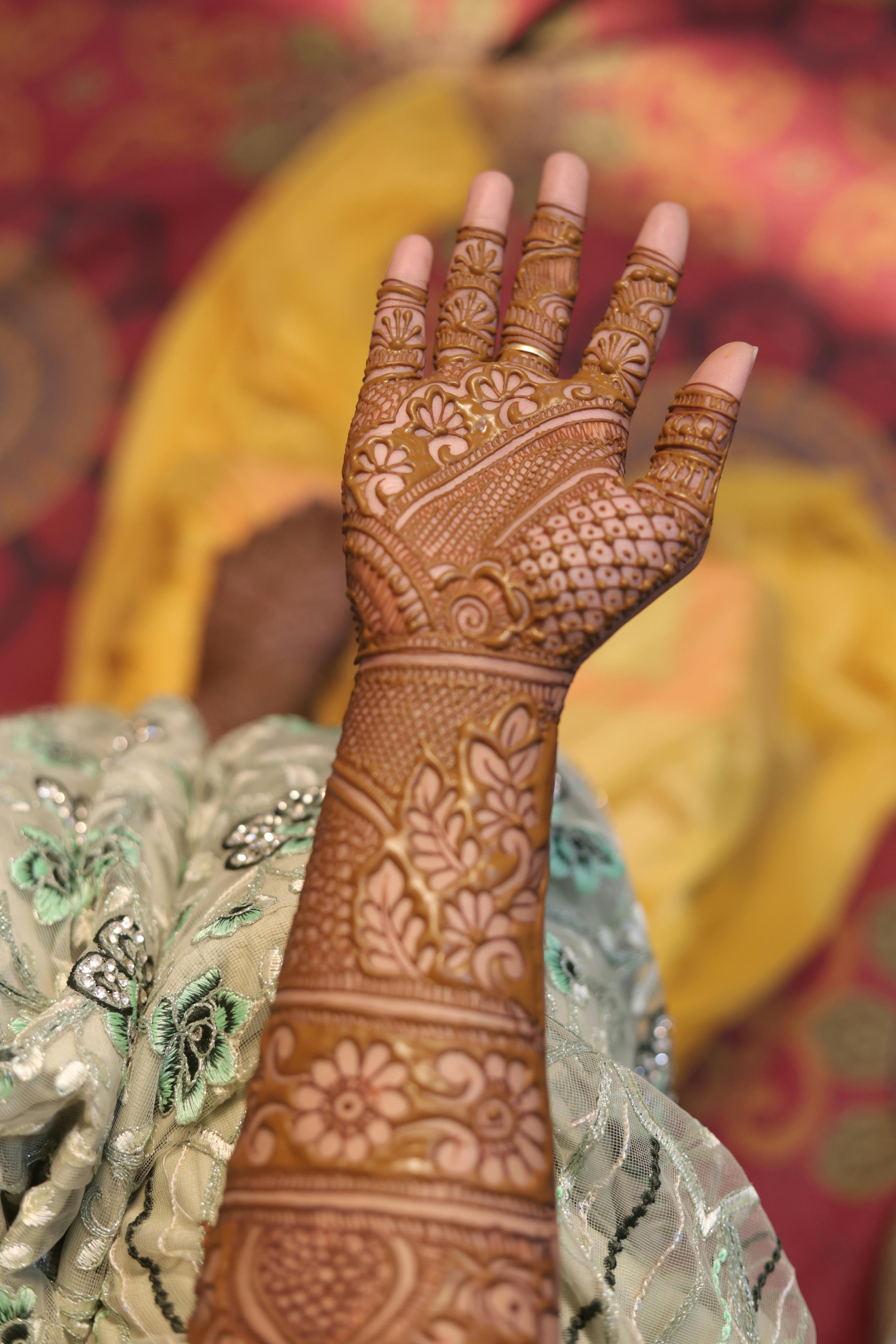 Henna Tattoo on Woman Hand · Free Stock Photo