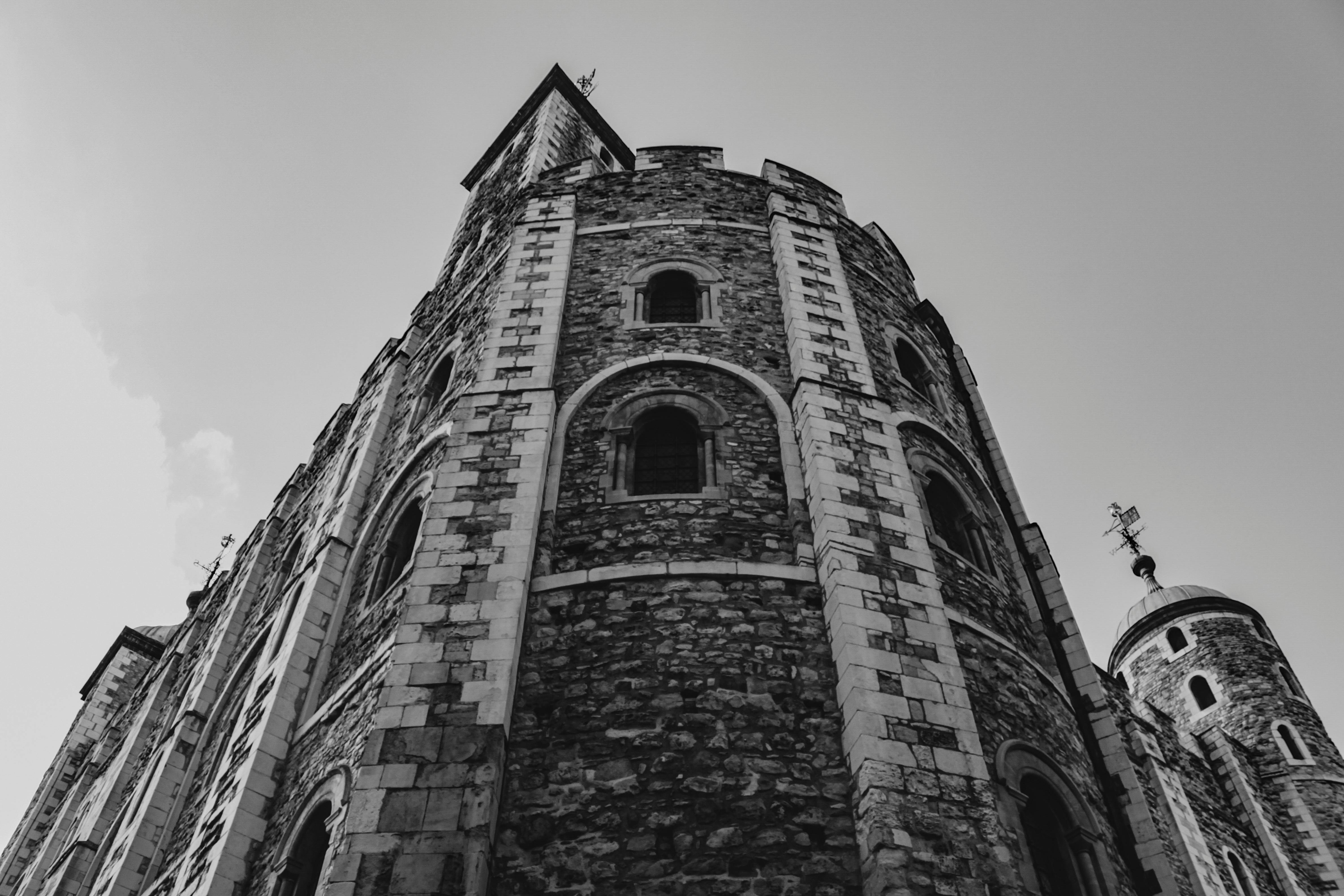 Low Angle View Of Stone Building · Free Stock Photo