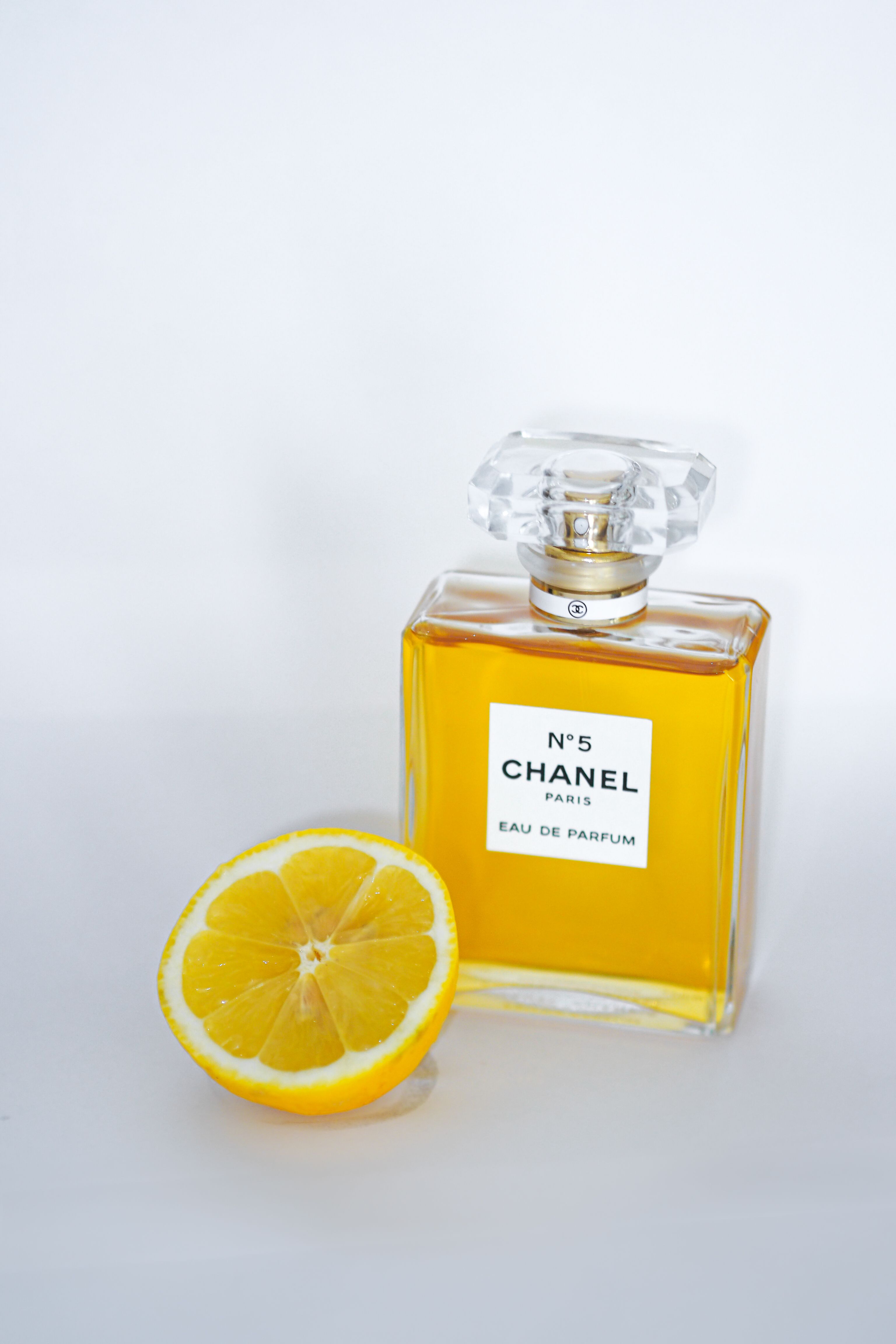 Close-up of a Bottle of Chanel Perfume · Free Stock Photo