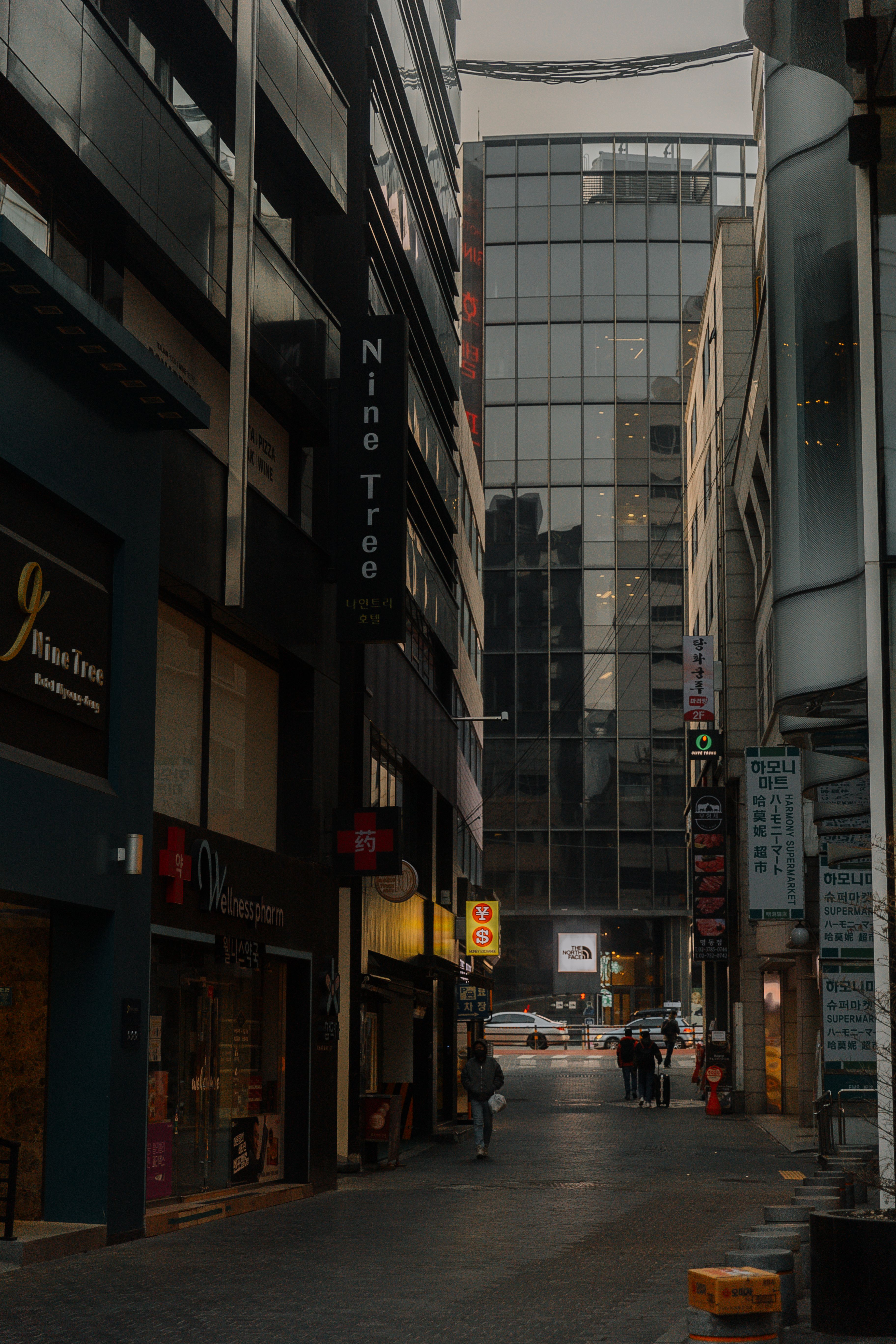 Photo of a Street at Dusk · Free Stock Photo