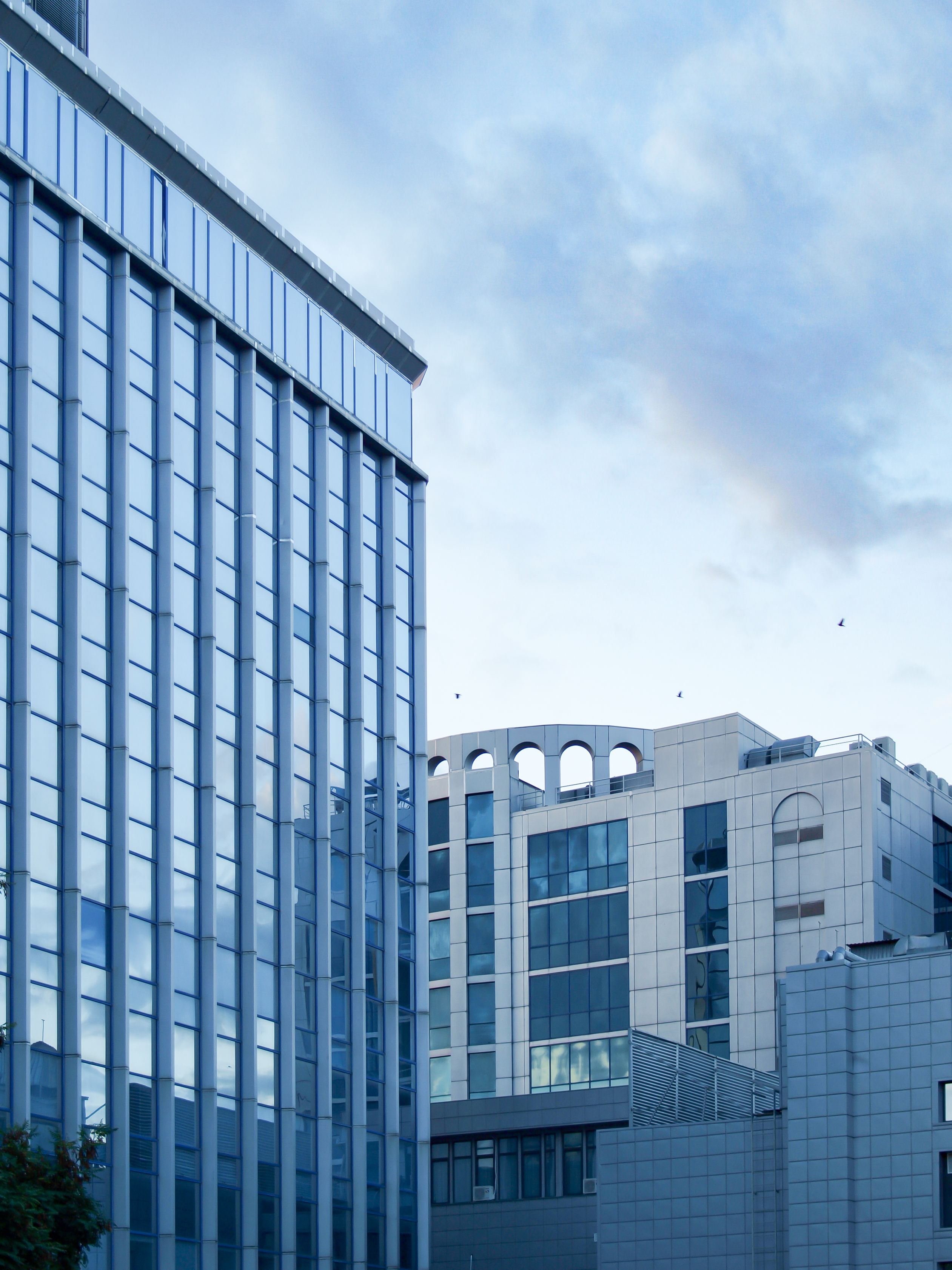 Blue City Buildings · Free Stock Photo