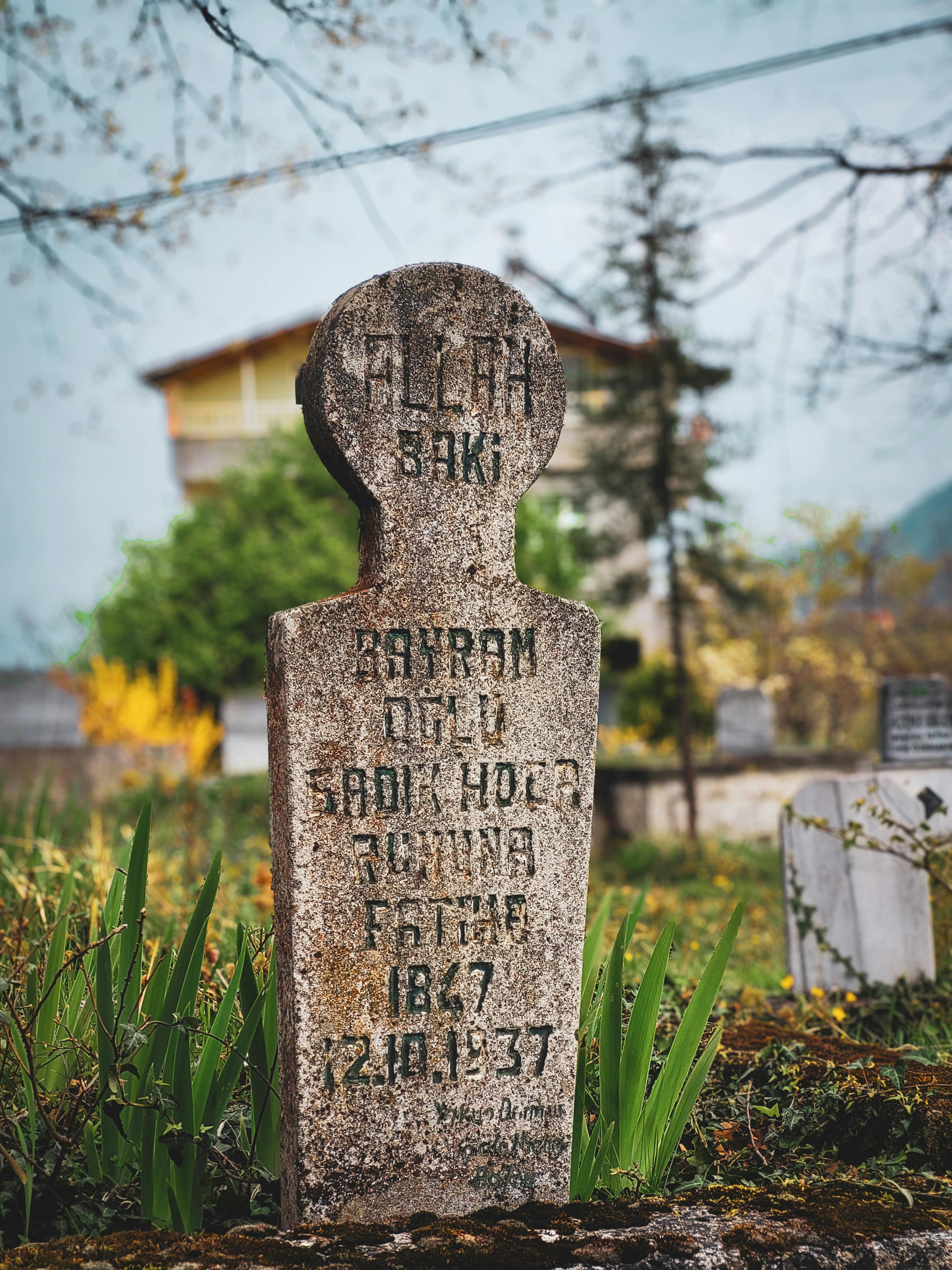 Creepy Cemetery With Shadows At Daylight · Free Stock Photo