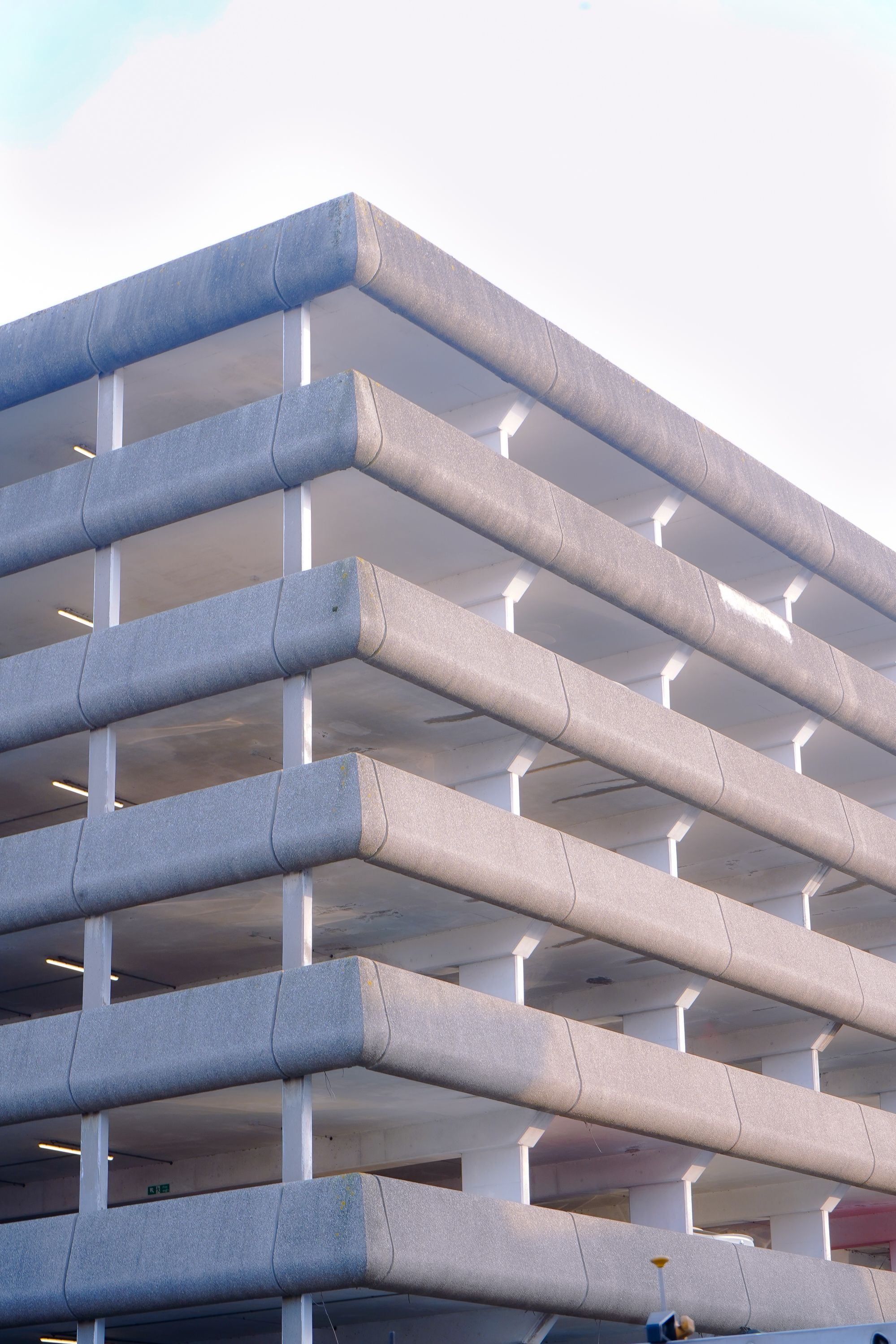 Corner of Parking Lot Building · Free Stock Photo