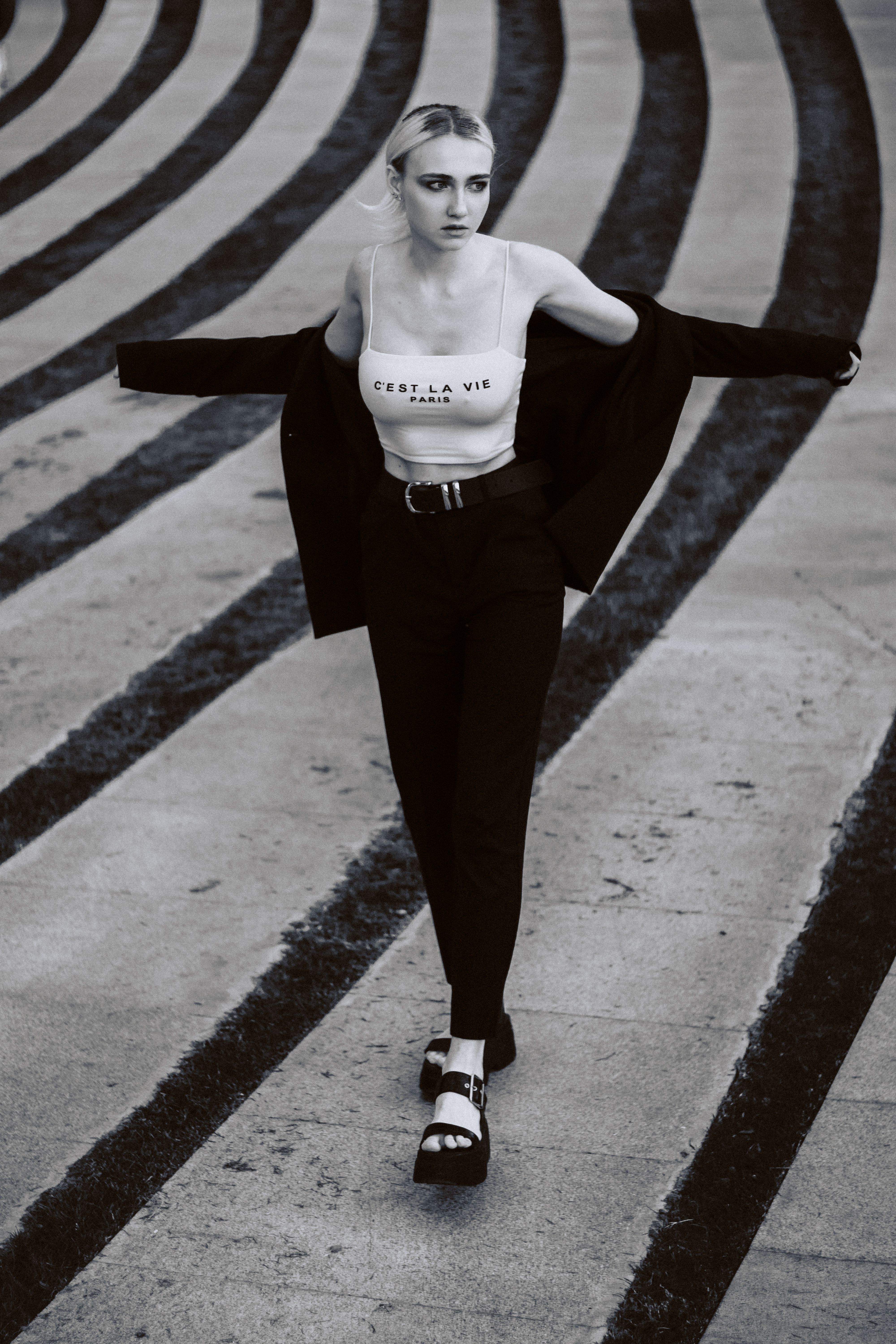 Model in Black Pants · Free Stock Photo