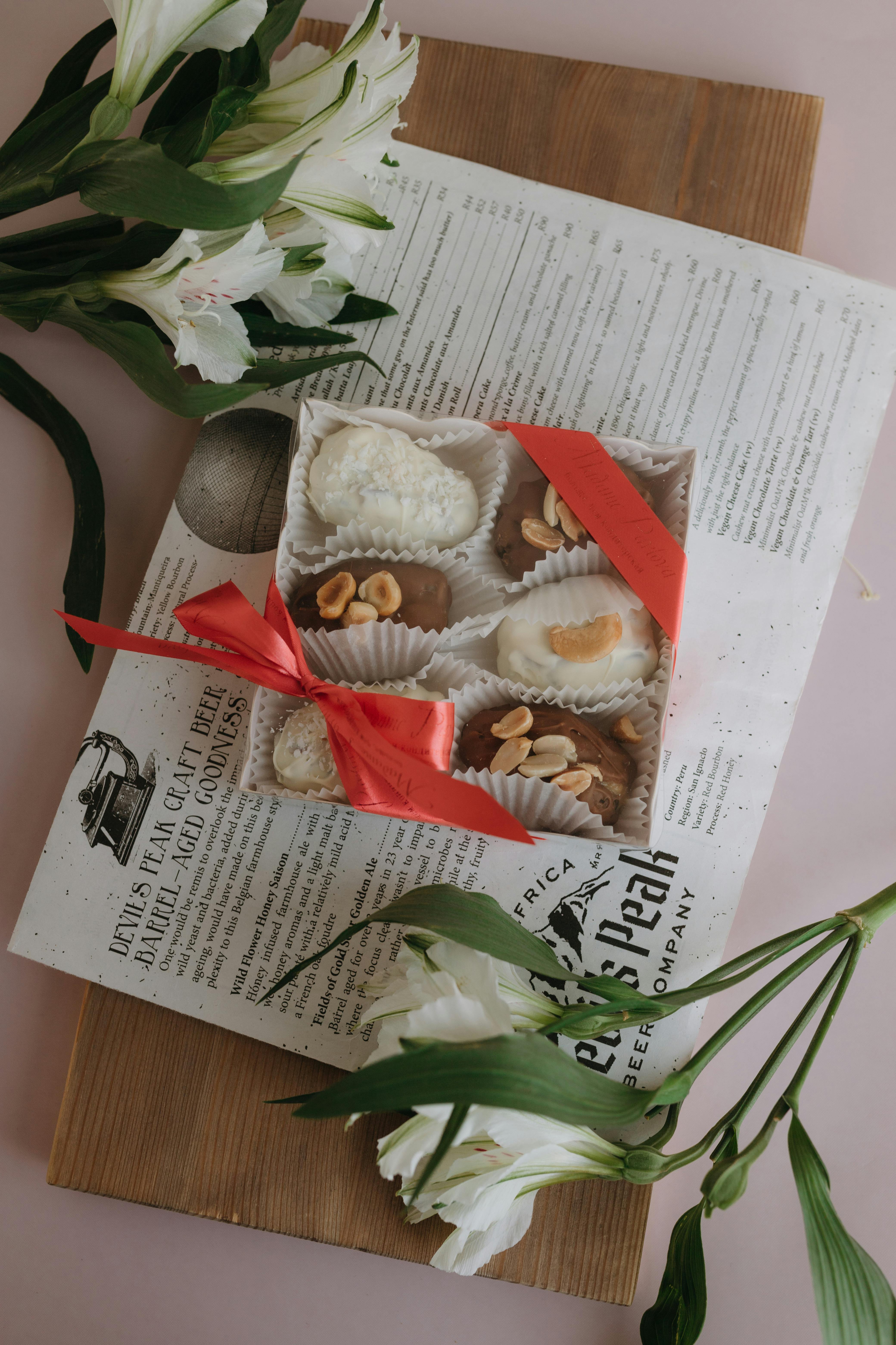 Chocolate Pralines in Box · Free Stock Photo