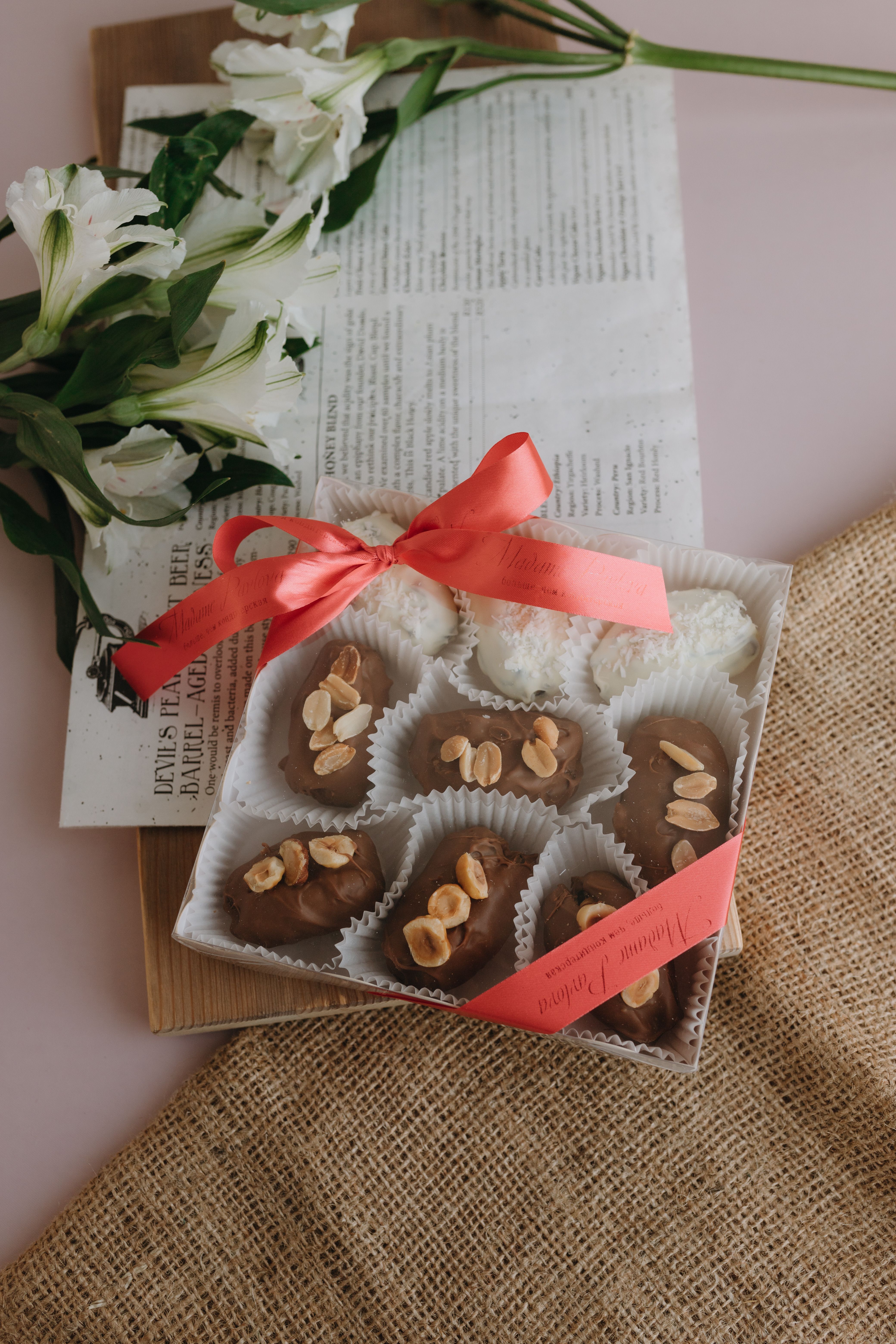 Chocolate Pralines in Box · Free Stock Photo