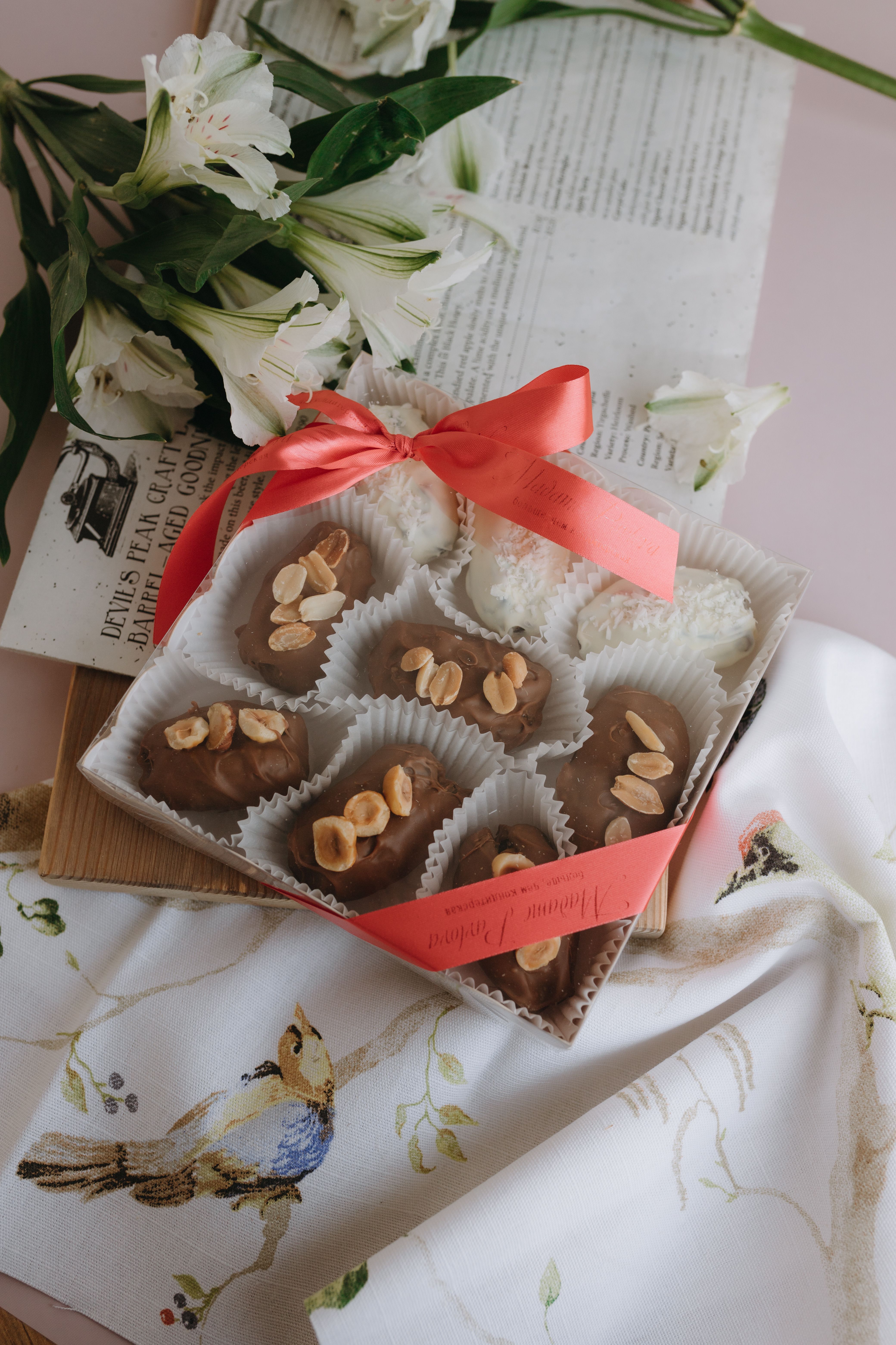 Chocolate Pralines in Box · Free Stock Photo