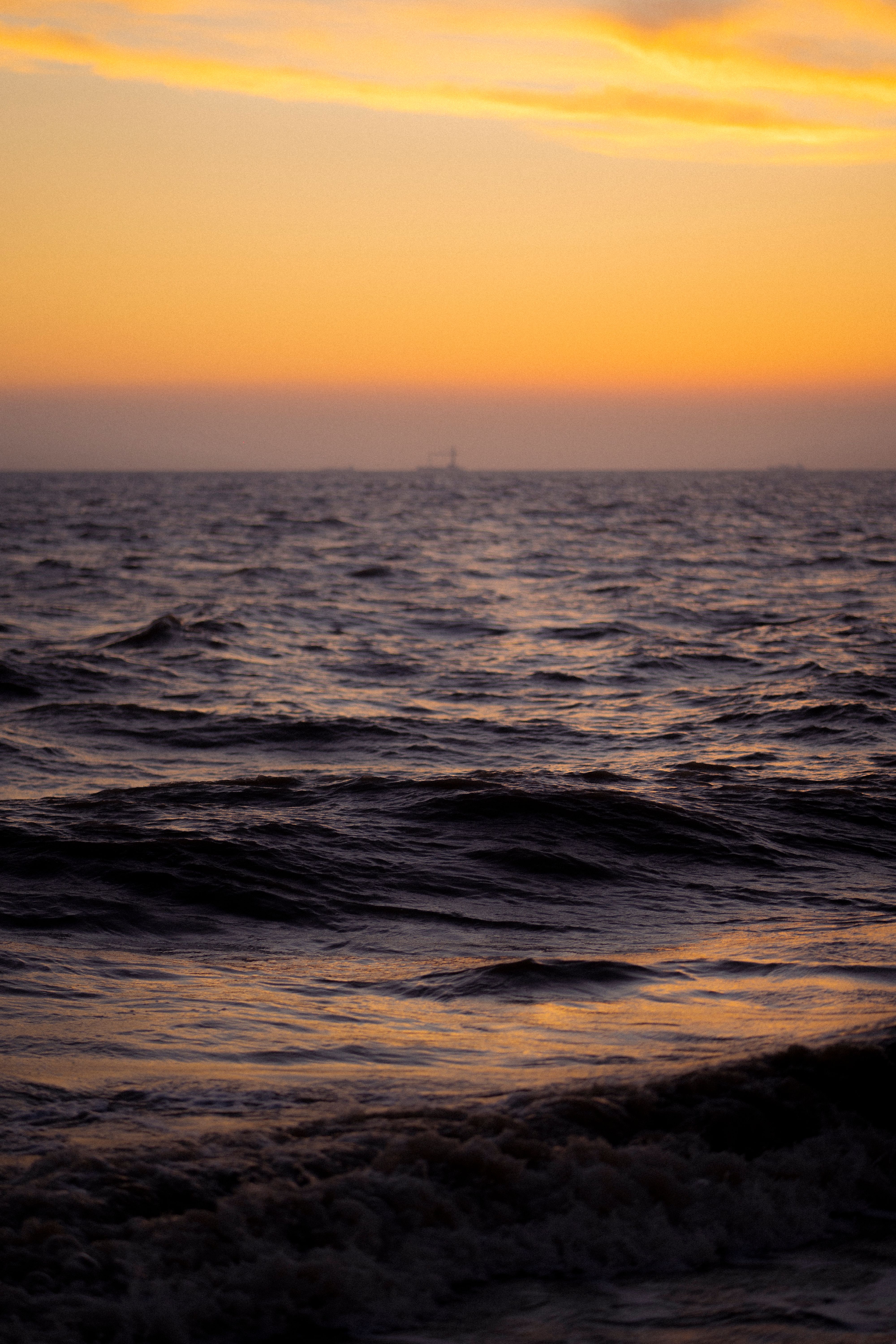 View of the Sea at Sunset · Free Stock Photo