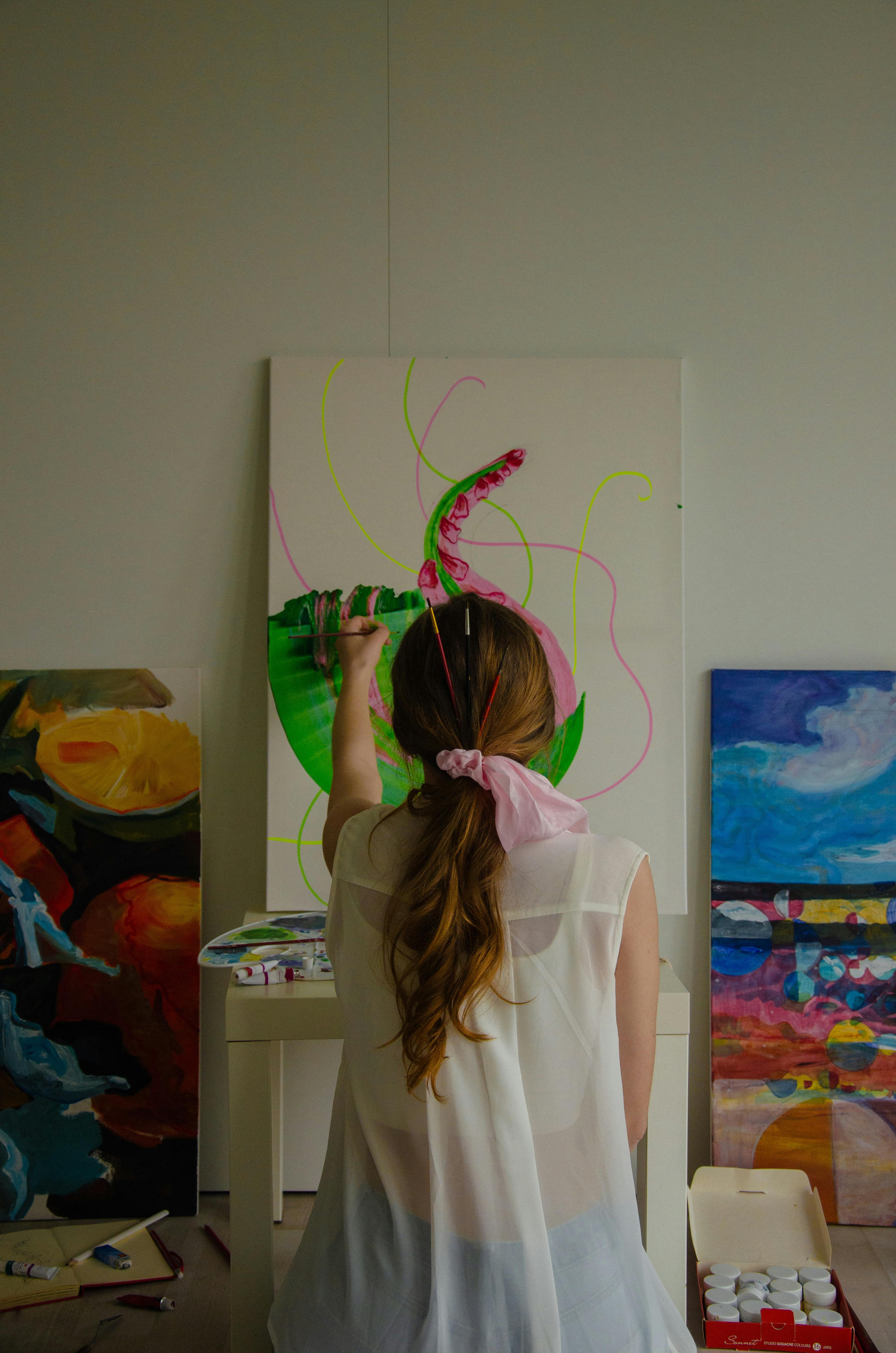 Back View Of Artist Photos, Download The BEST Free Back View Of Artist ...