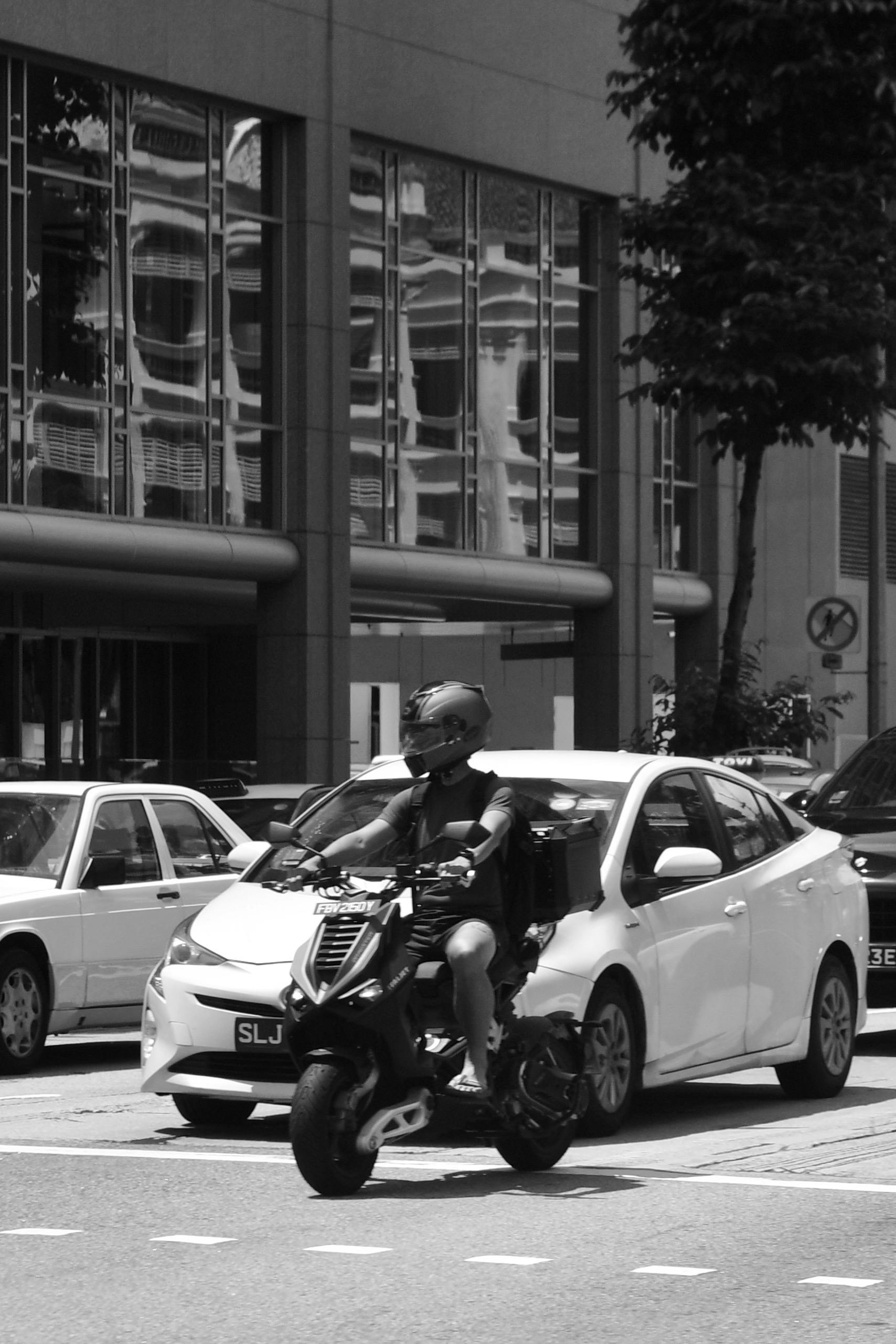 Cars and Motorcycle On The Street · Free Stock Photo
