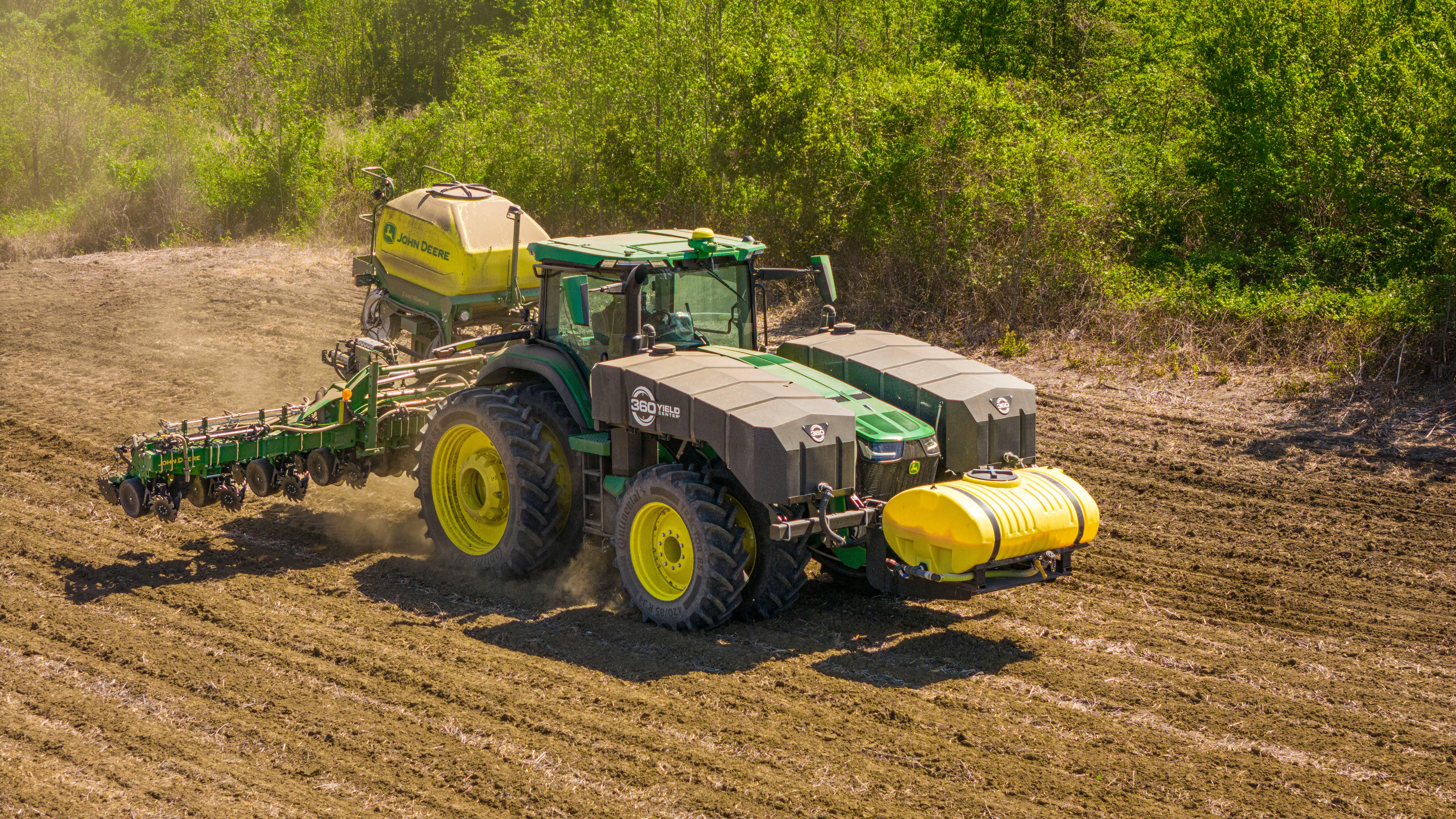Man Riding Red Tractor On Field · Free Stock Photo