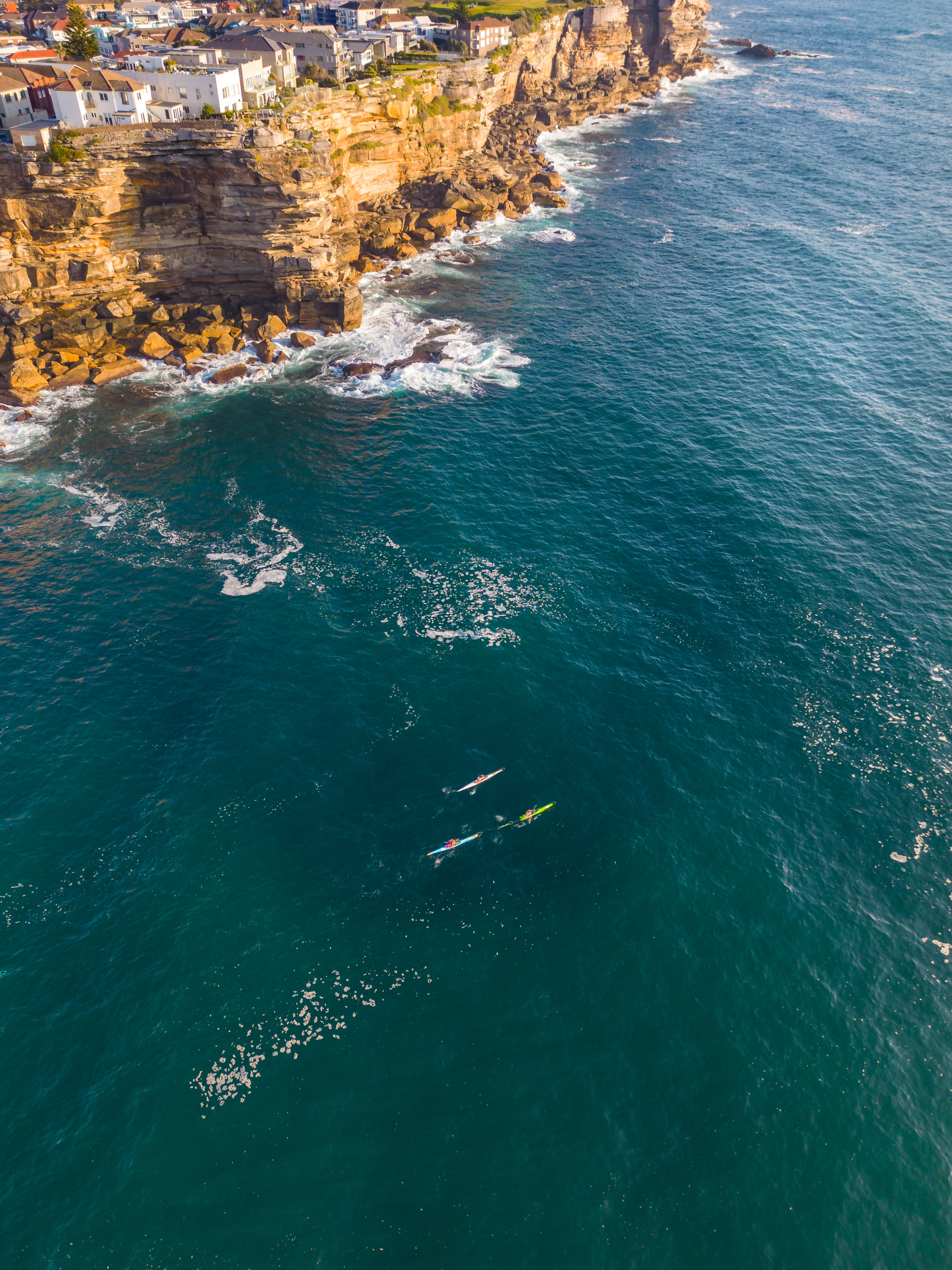 Aerial Photography of Bondi Beach and Sydney City · Free Stock Photo