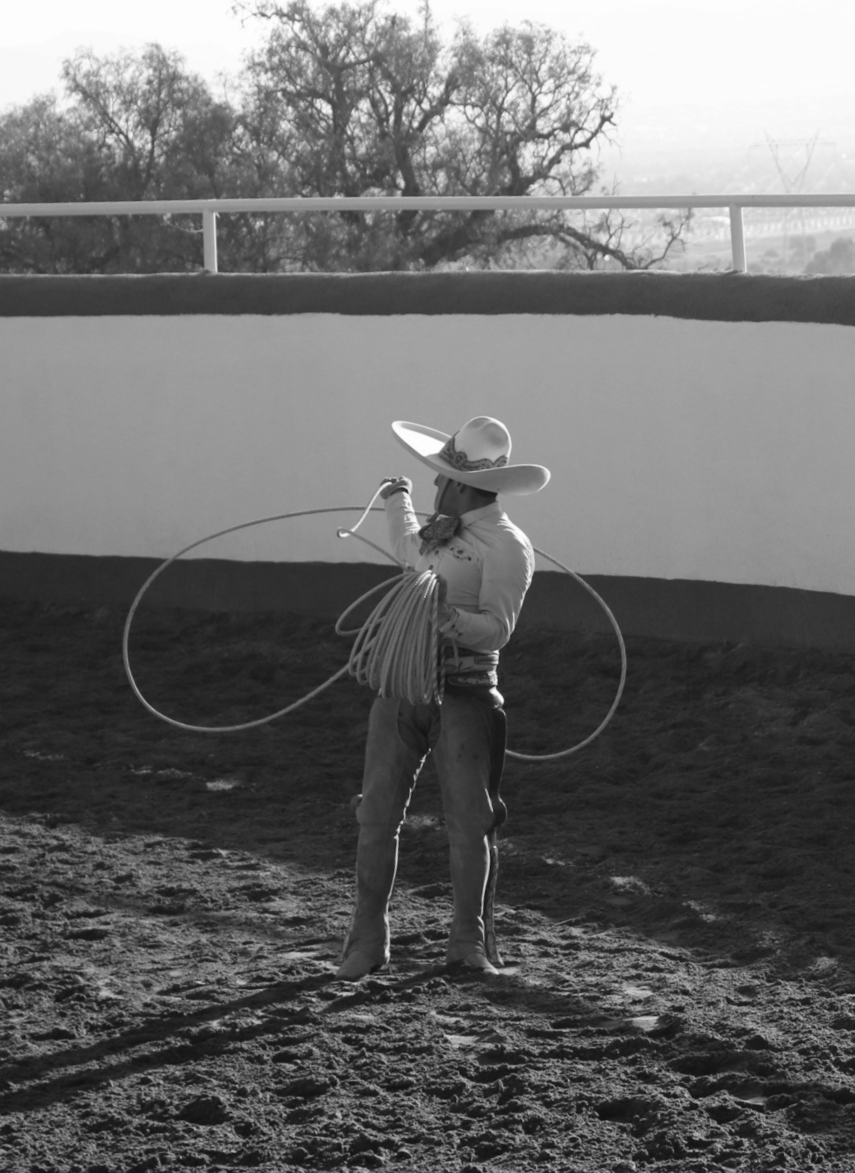 Cowboy Waving His Lariat · Free Stock Photo