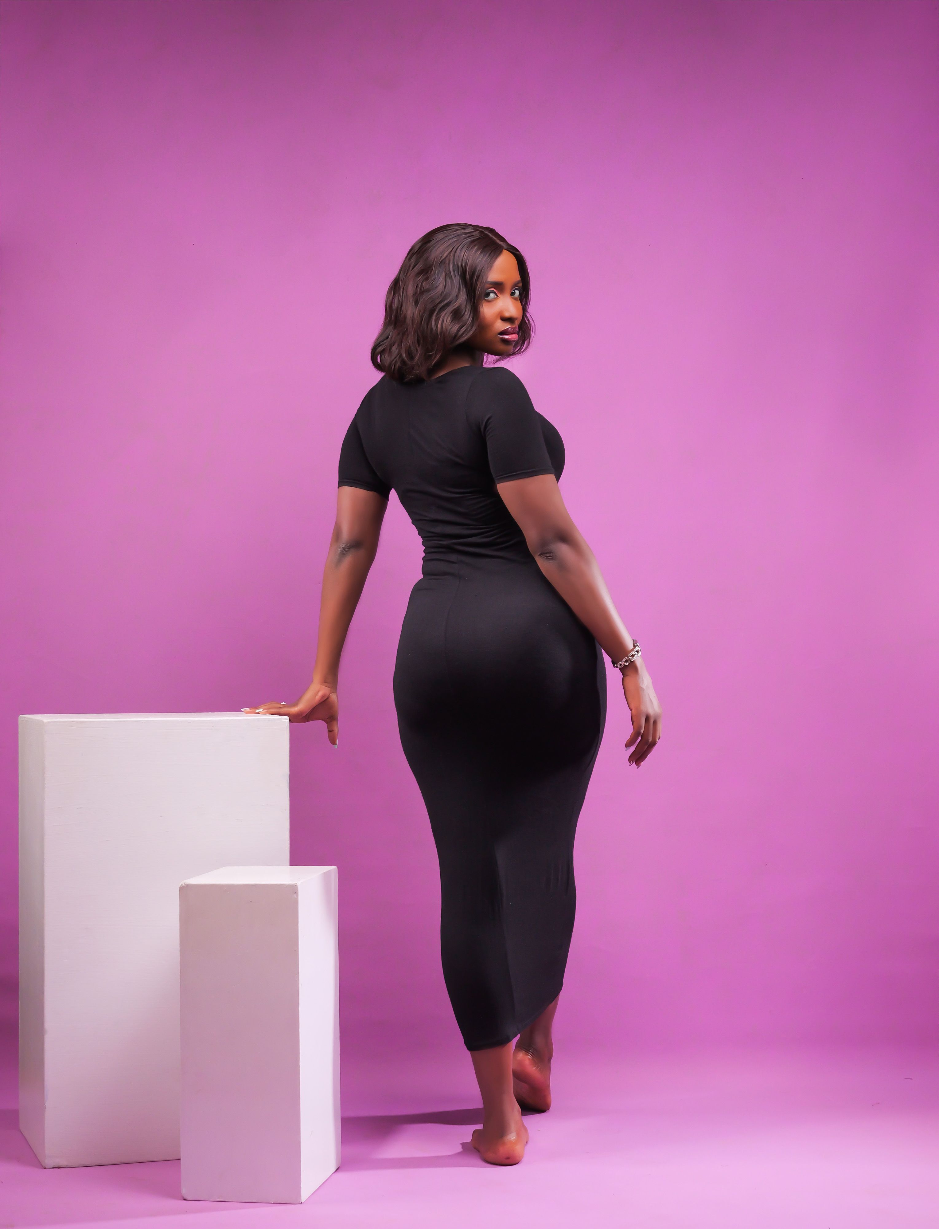 Back View of Woman in Dress · Free Stock Photo
