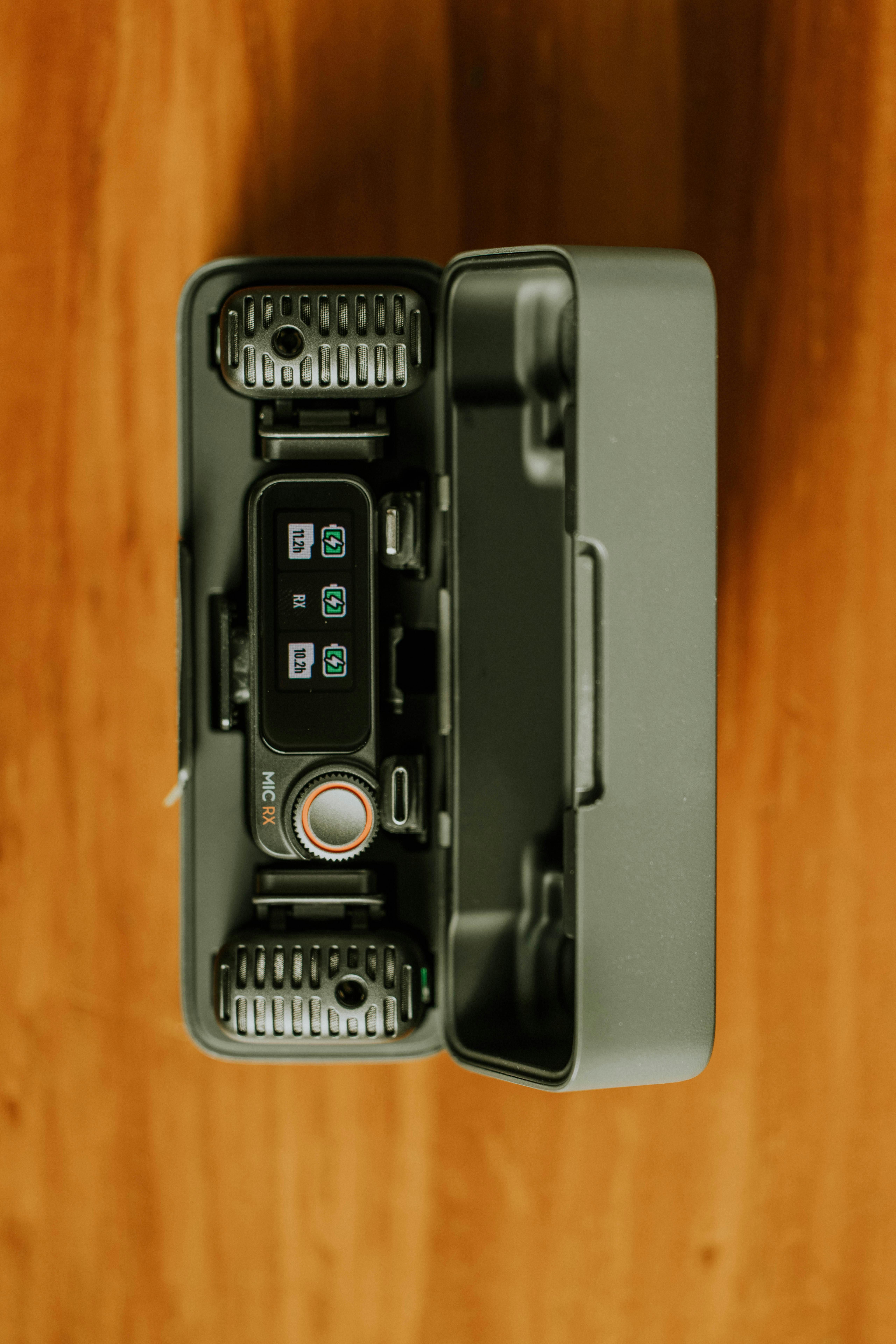 Box with Microphone · Free Stock Photo