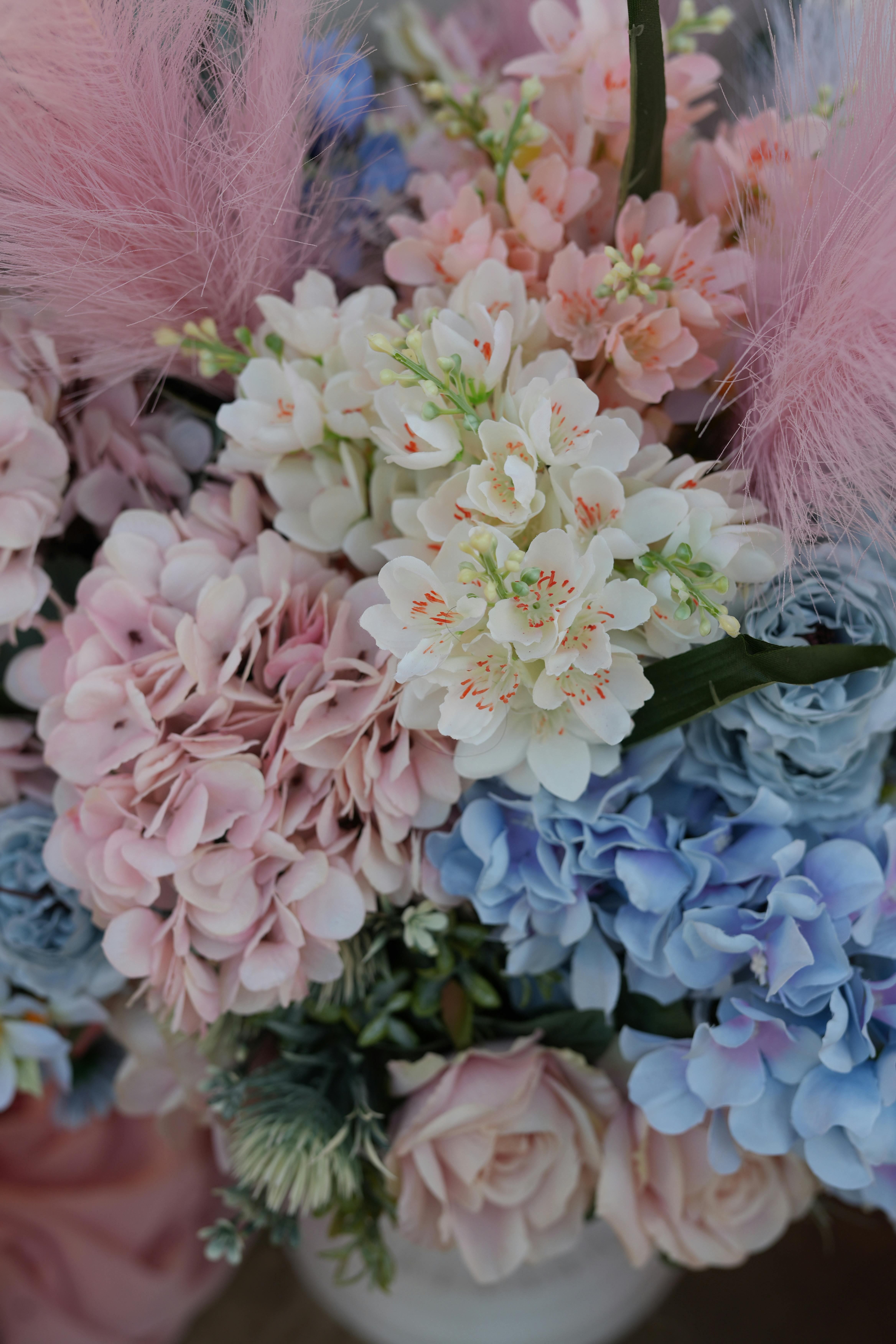 Colorful Flowers Bouquet · Free Stock Photo