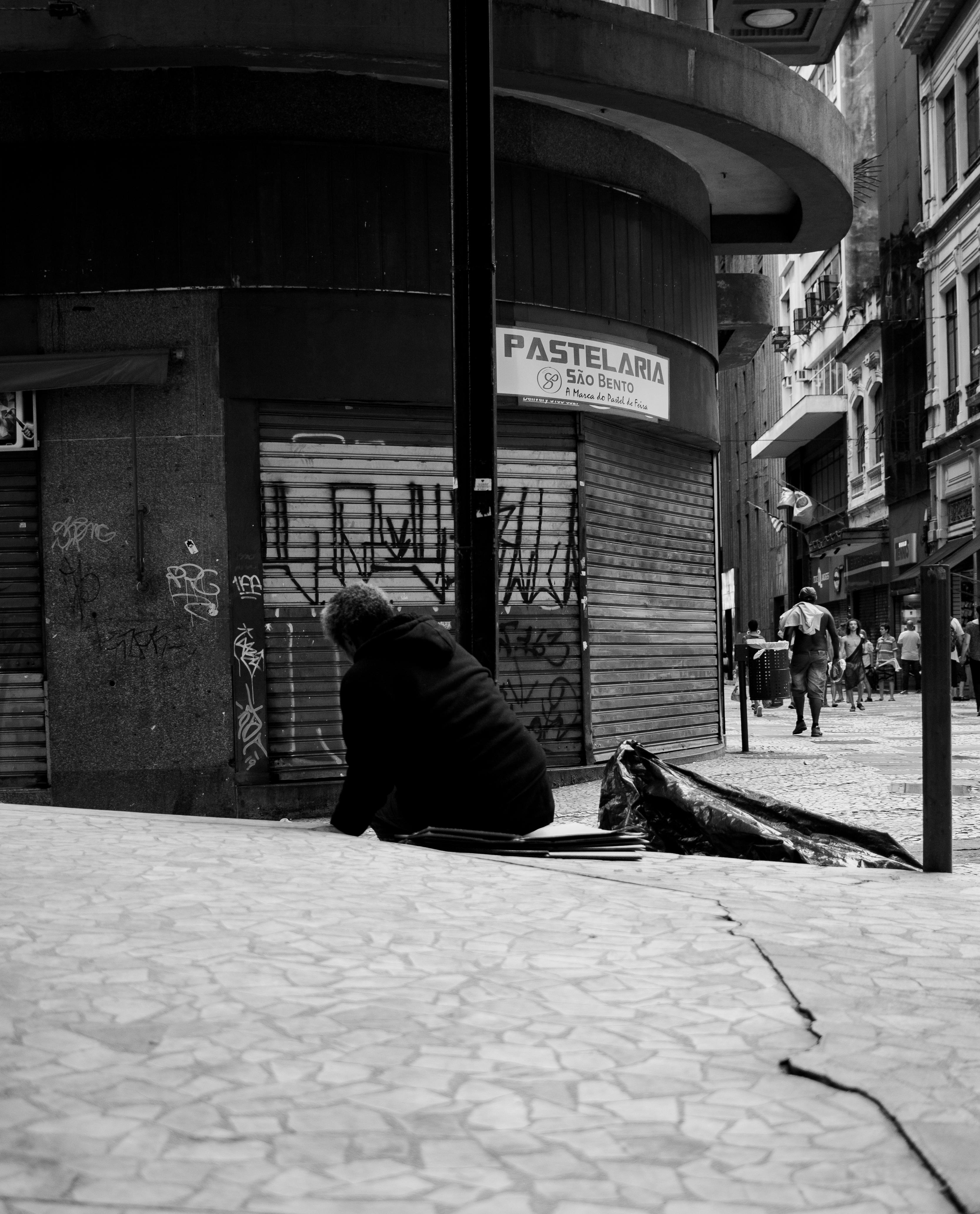 Grayscale Photo Of Person · Free Stock Photo