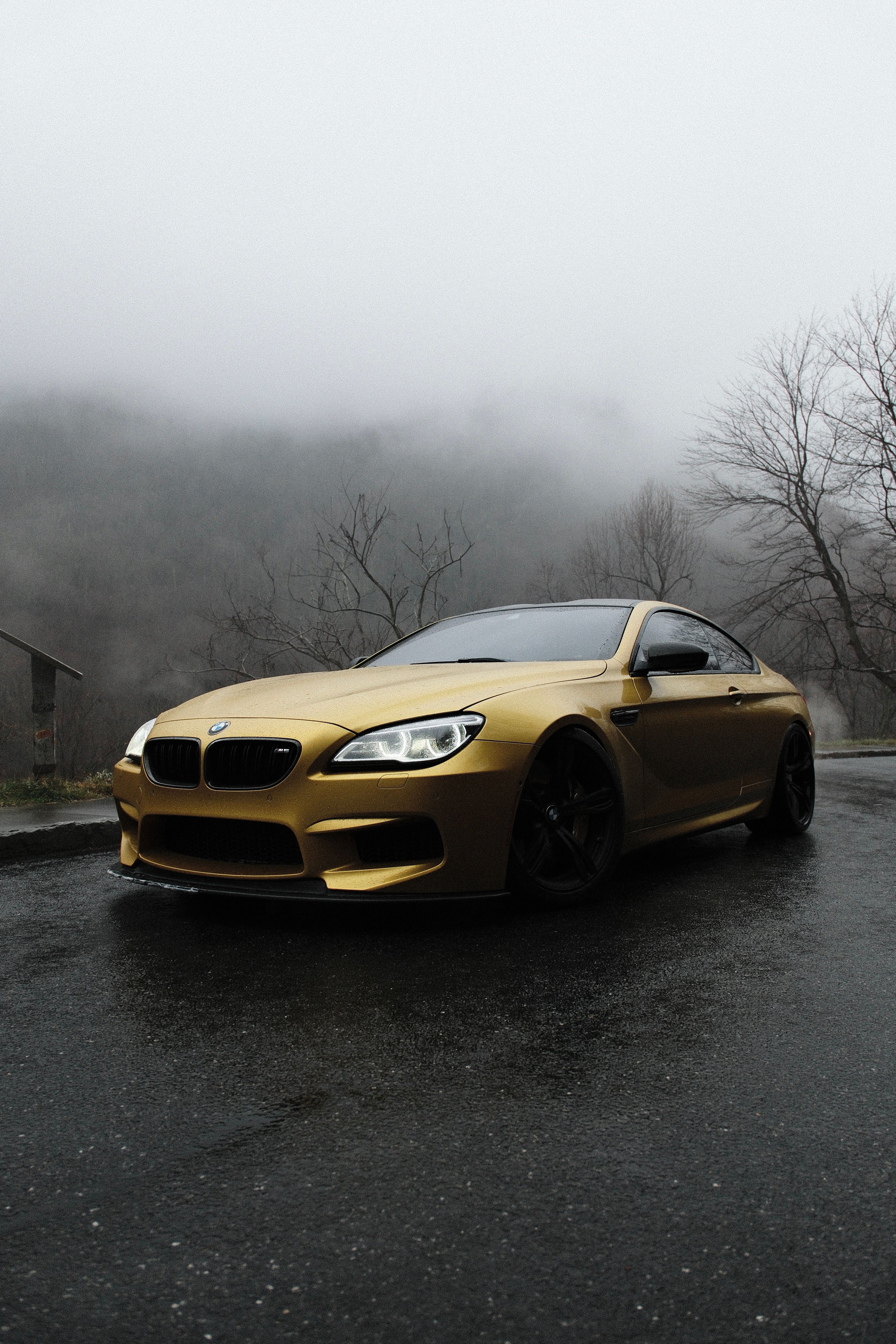 Golden BMW M6 · Free Stock Photo