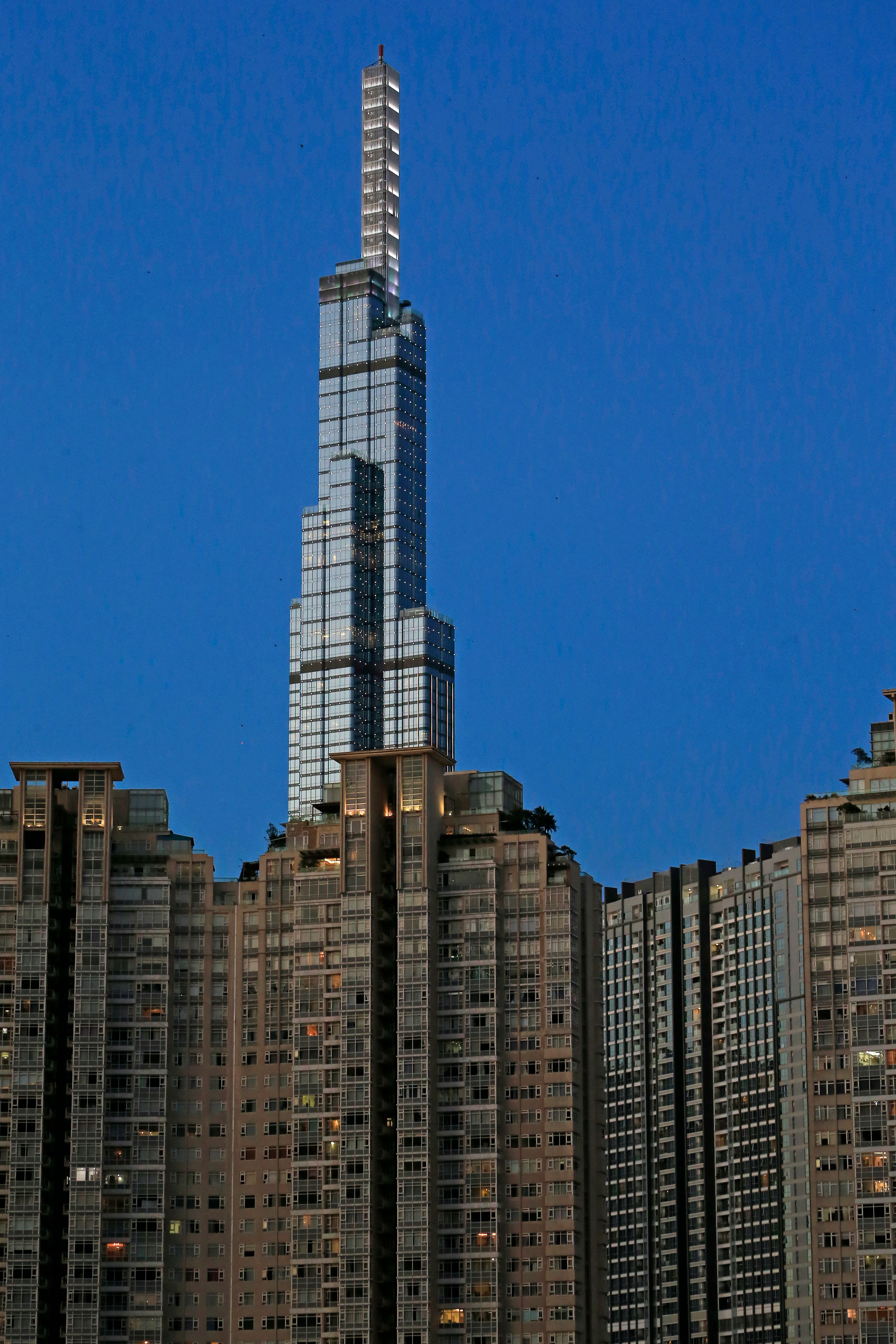 Landmark 81 over Residential Buildings in Ho Chi Minh in Vietnam · Free ...