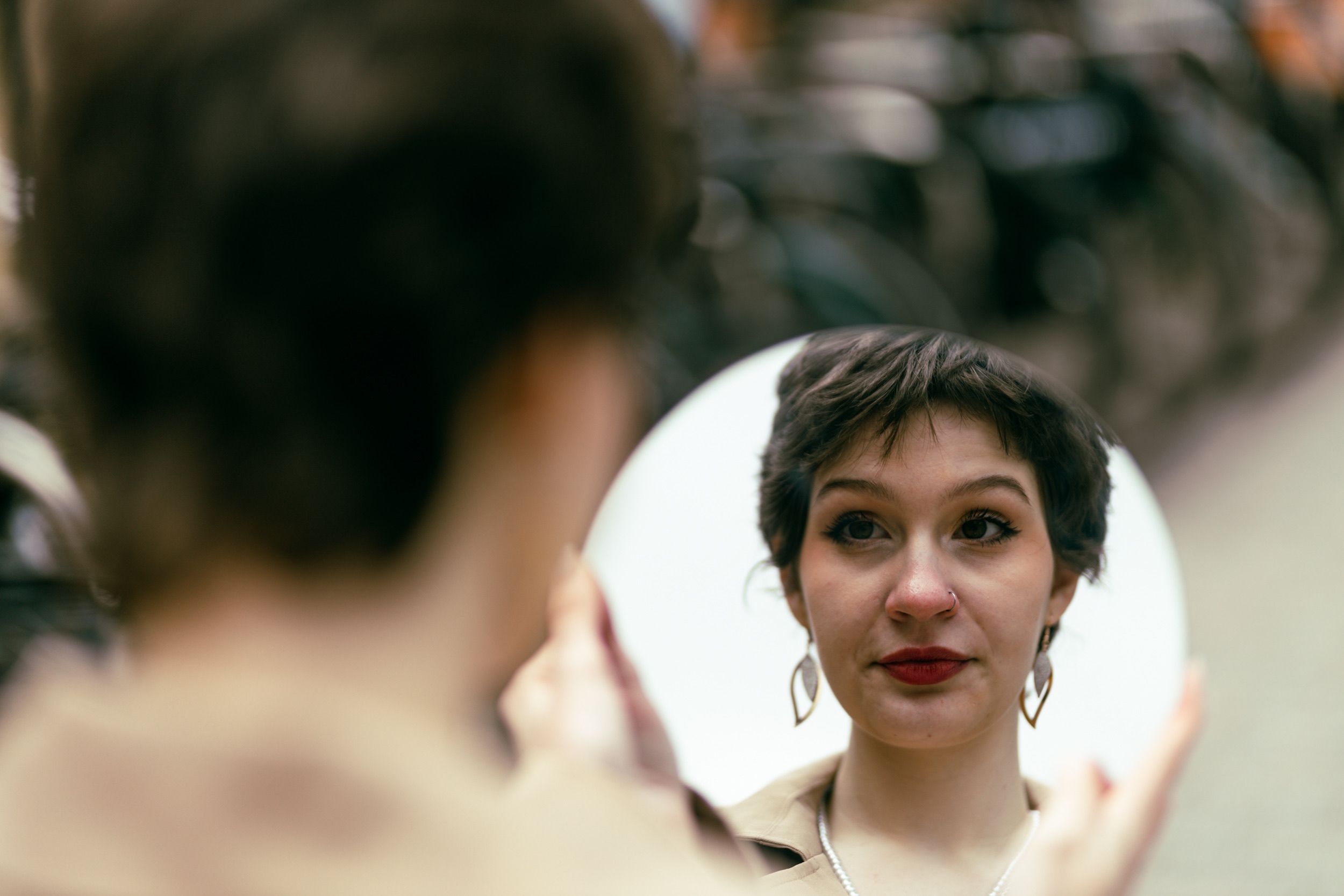Reflection of Woman · Free Stock Photo