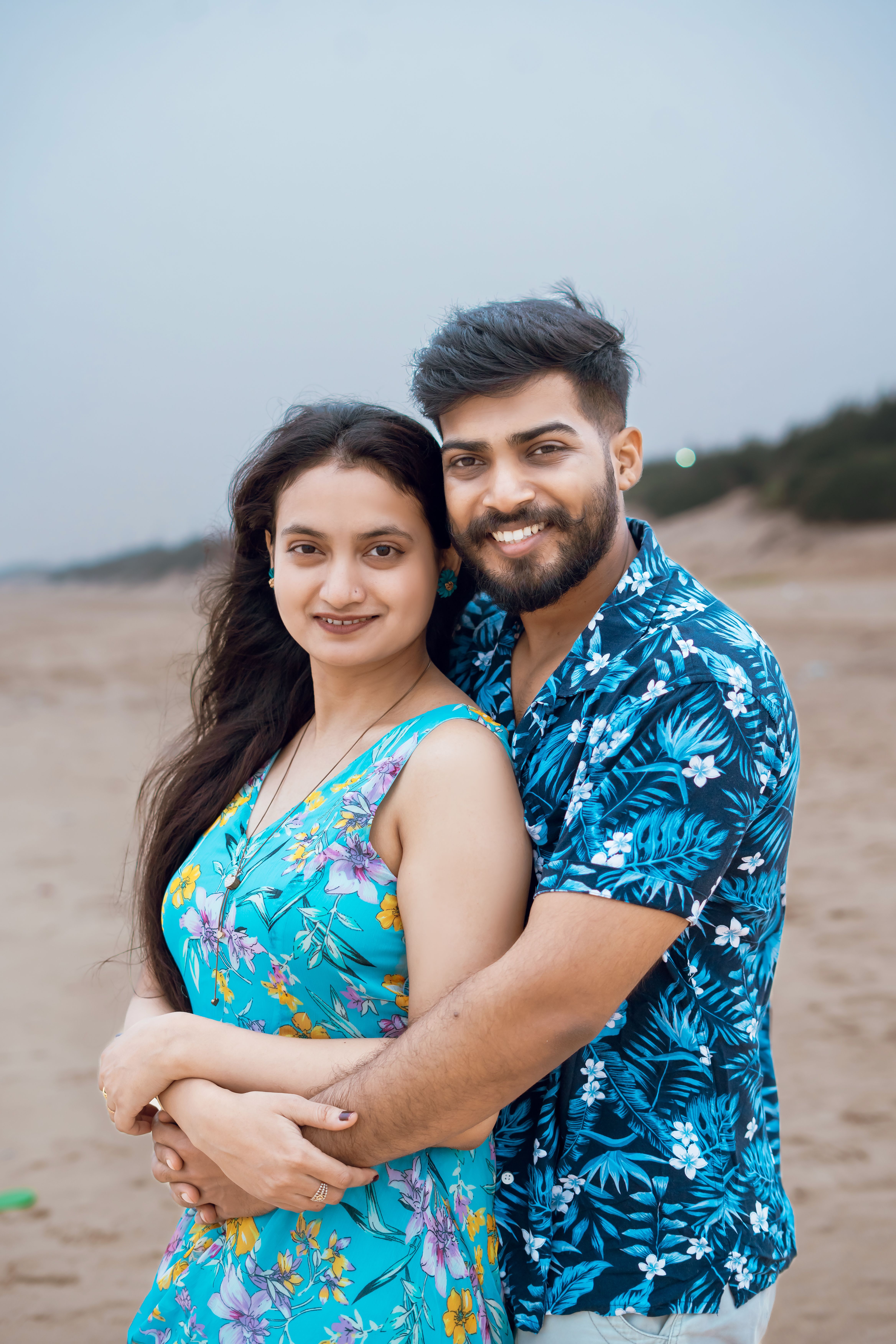 Portrait of Couple on Beach · Free Stock Photo