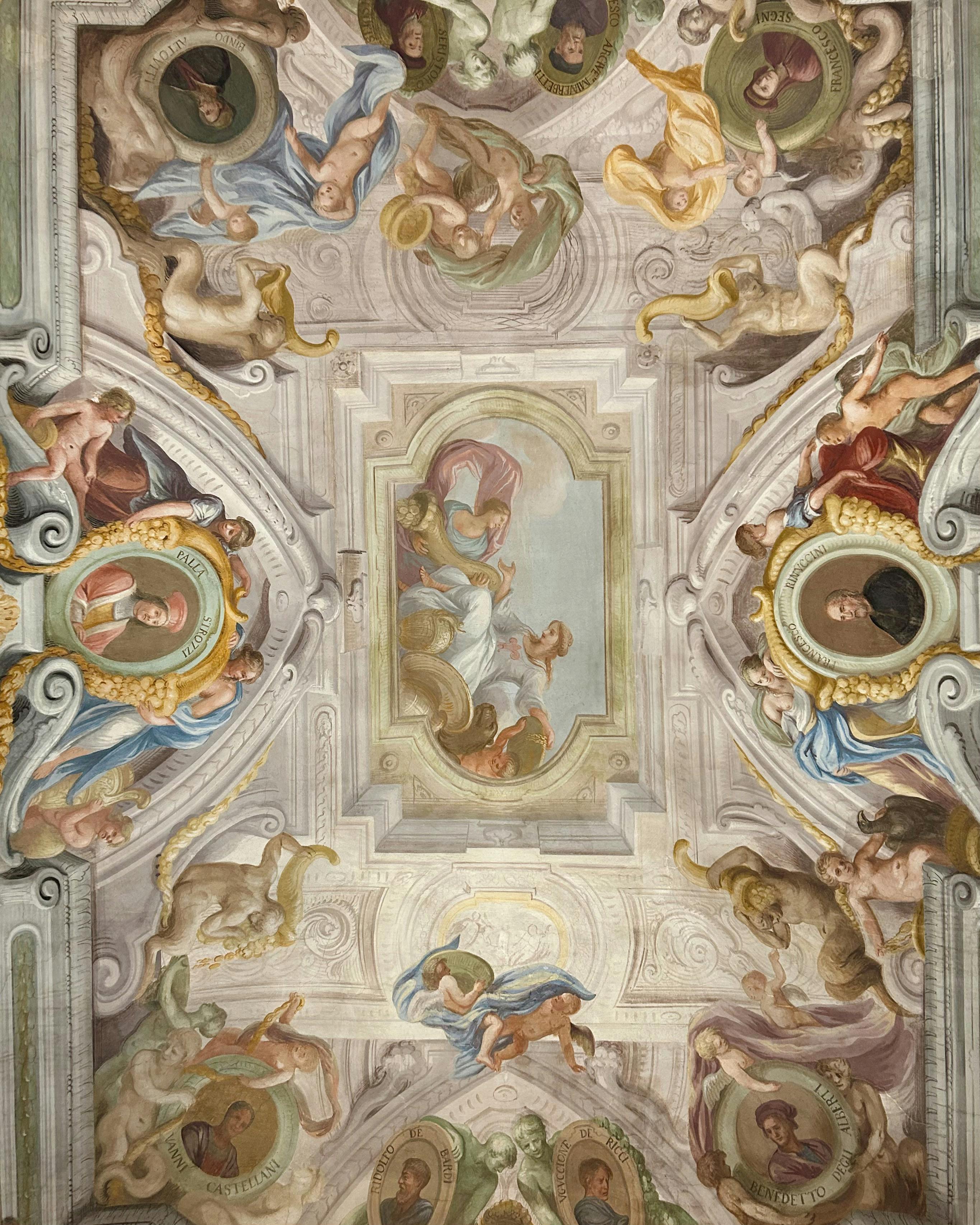 Catholic Painting on Ceiling · Free Stock Photo