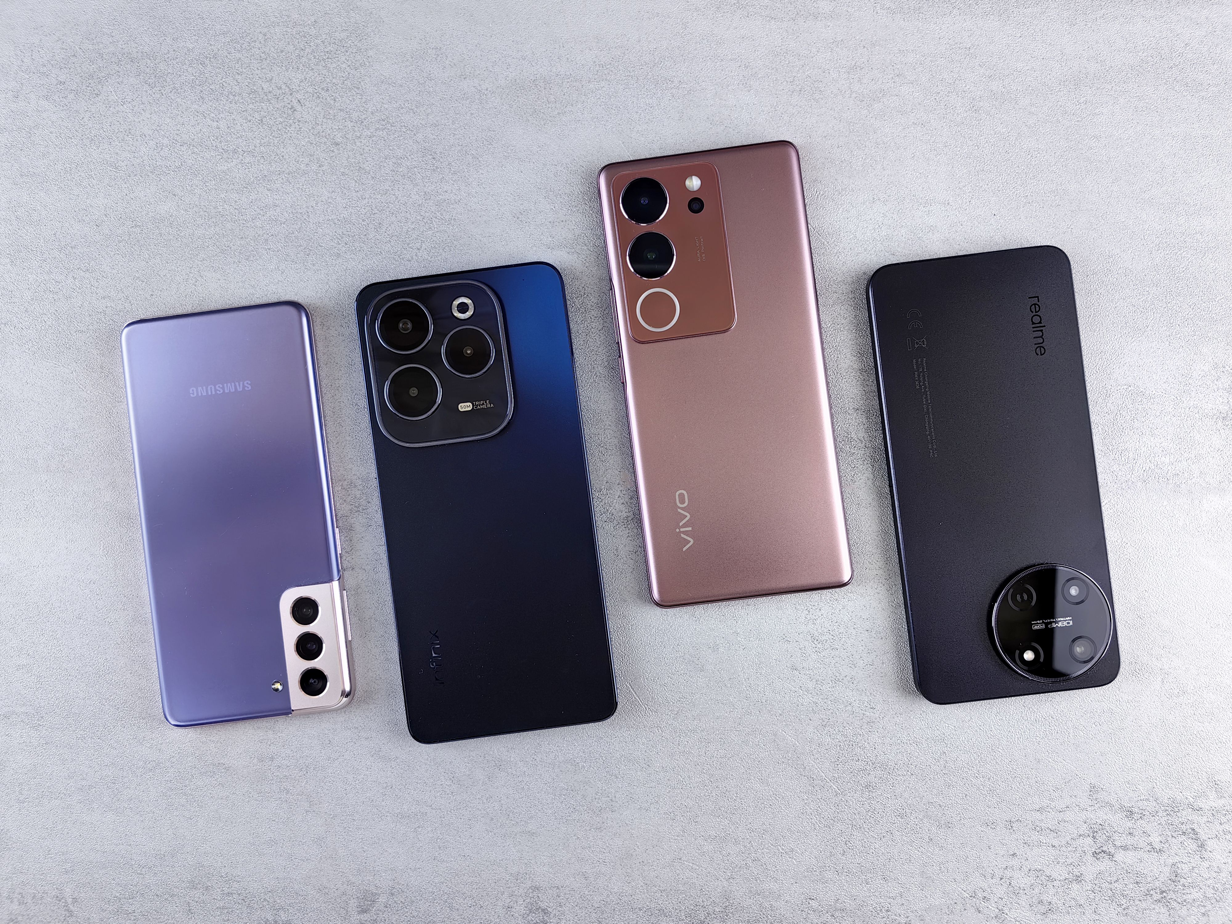 Selection of Smartphones · Free Stock Photo