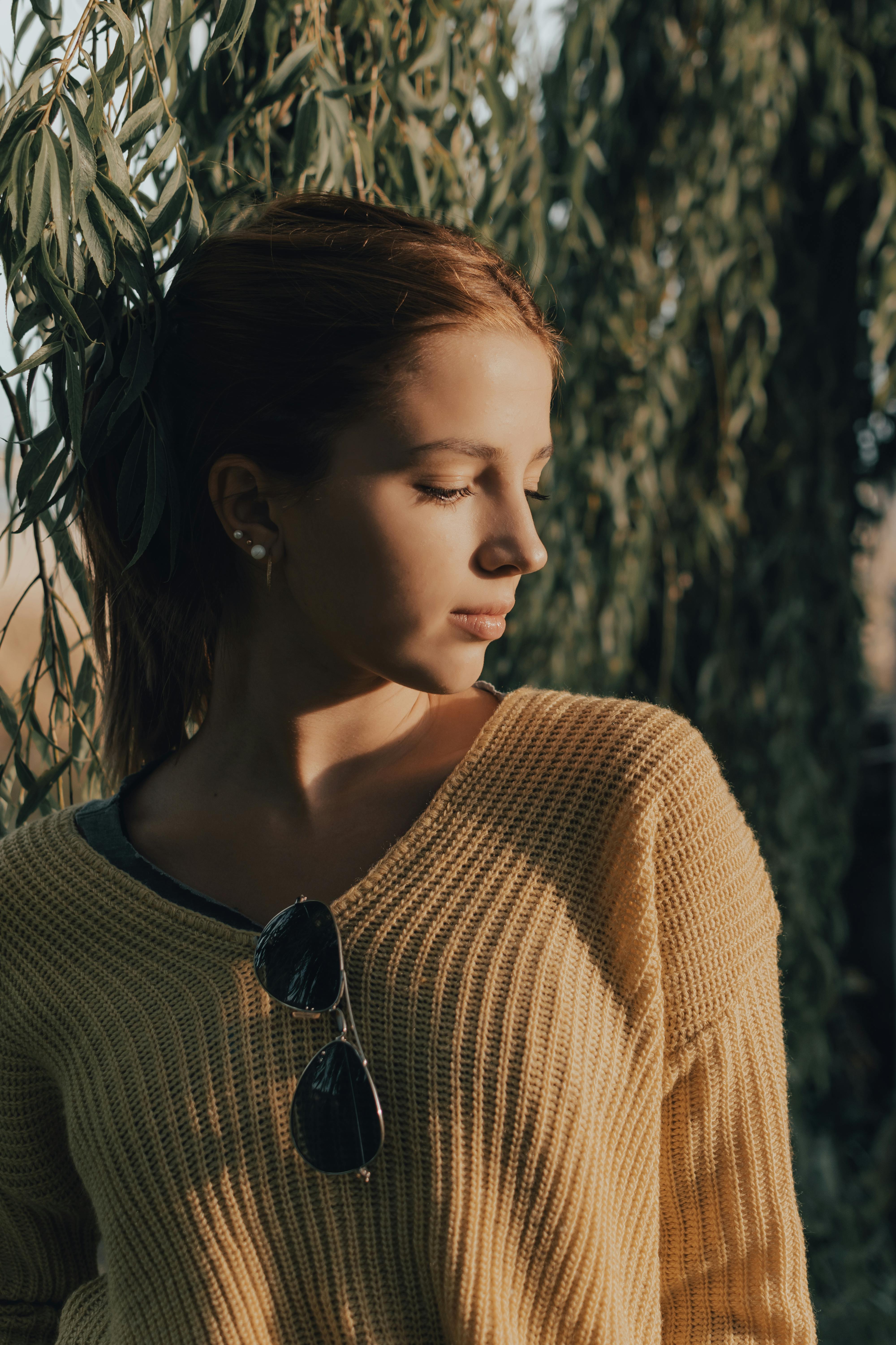 Model in Sweater · Free Stock Photo