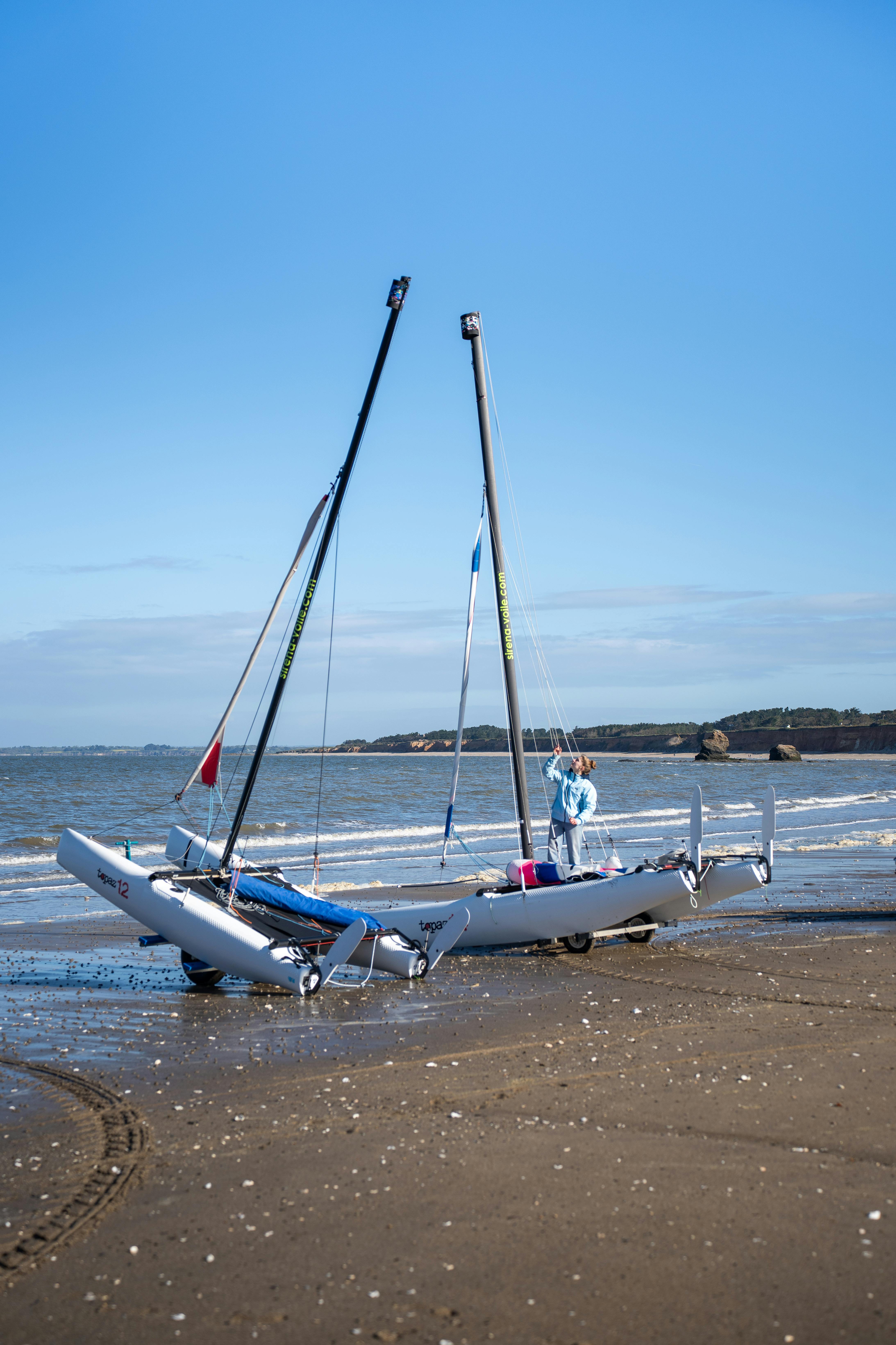 Two Sailboats on the Sea Shore · Free Stock Photo