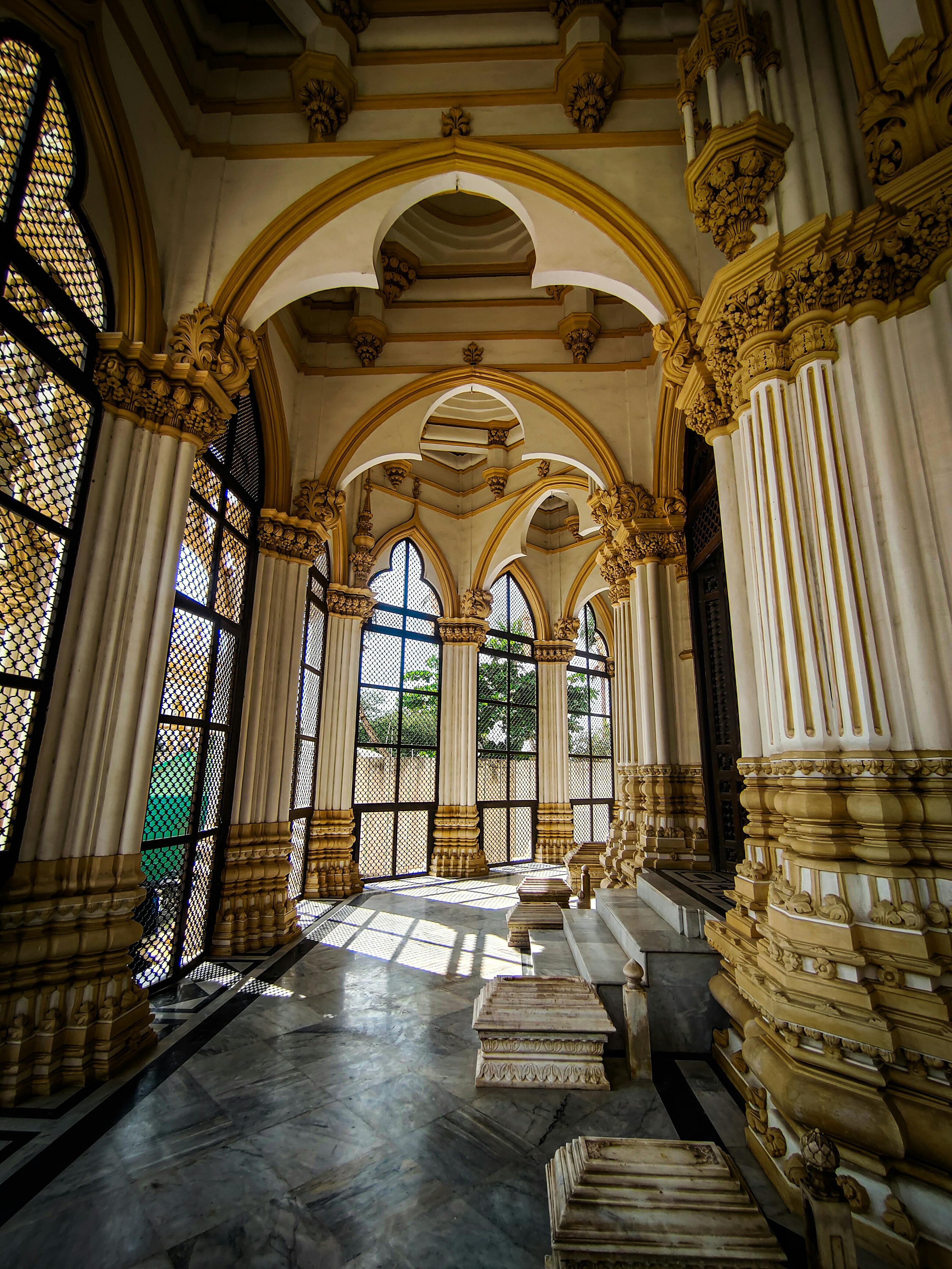 Interior of the Mahabat Maqbara Mausoleum · Free Stock Photo