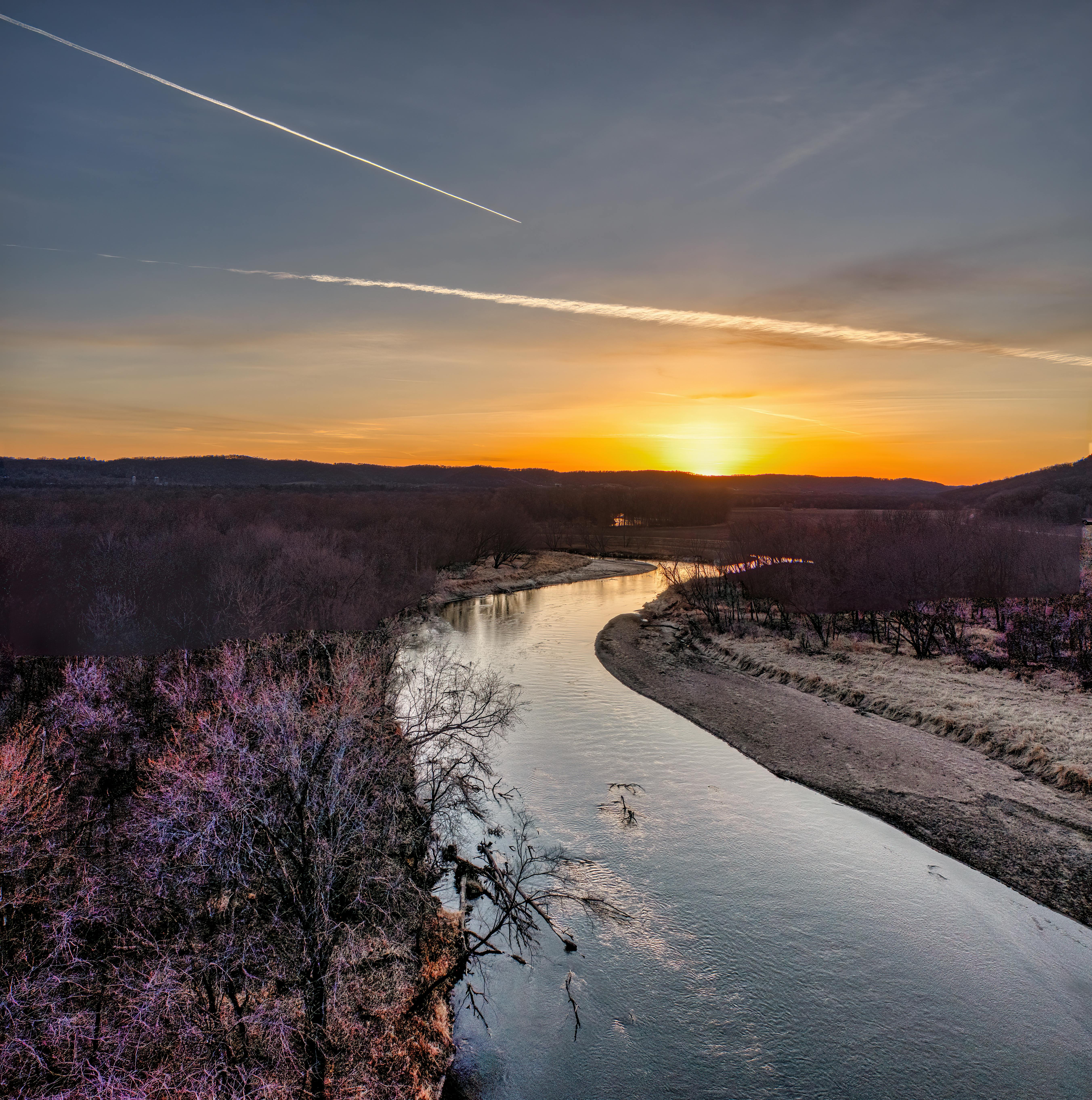 Sunset by the River · Free Stock Photo