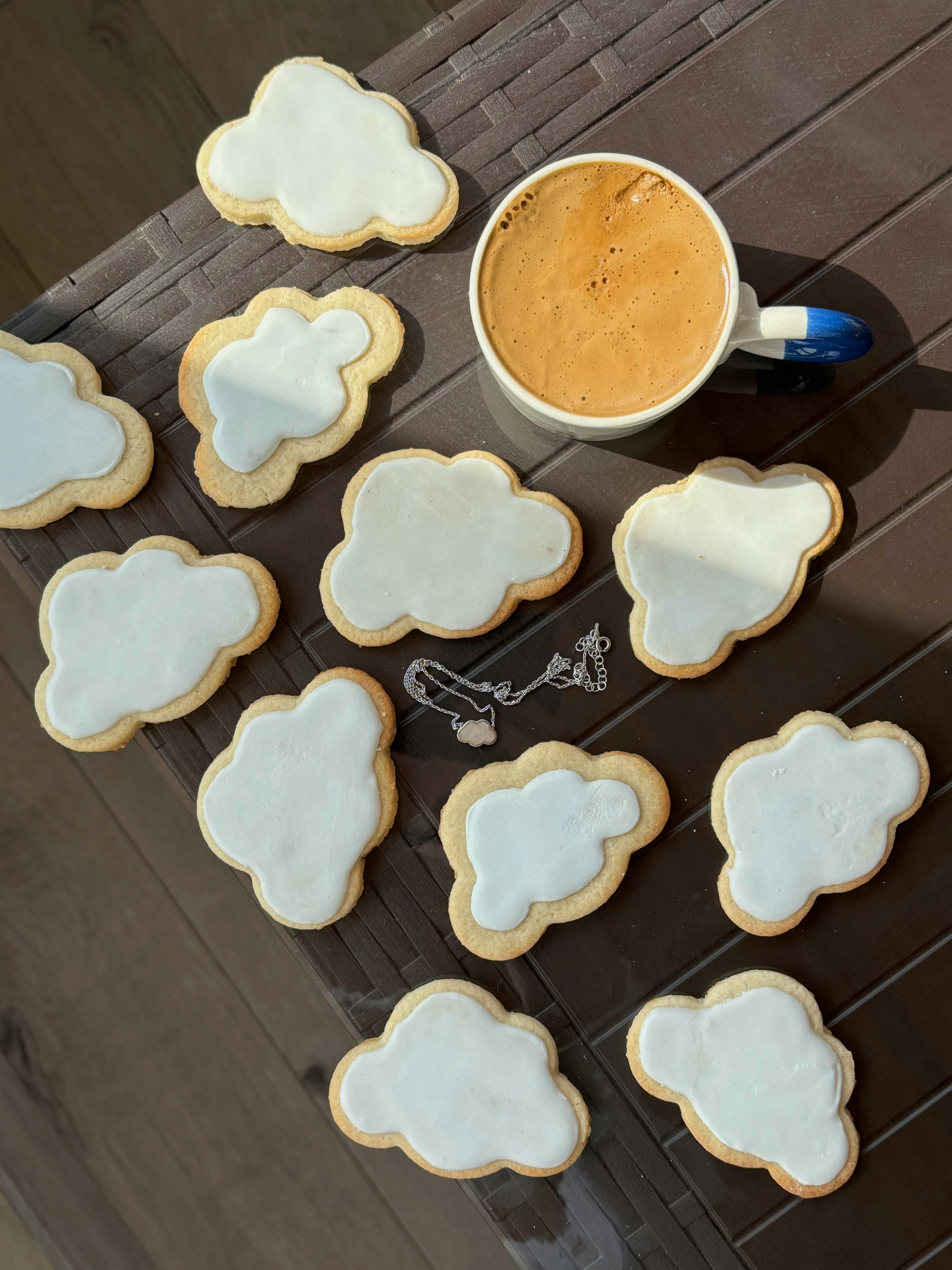 Cloud Shaped Cookies · Free Stock Photo