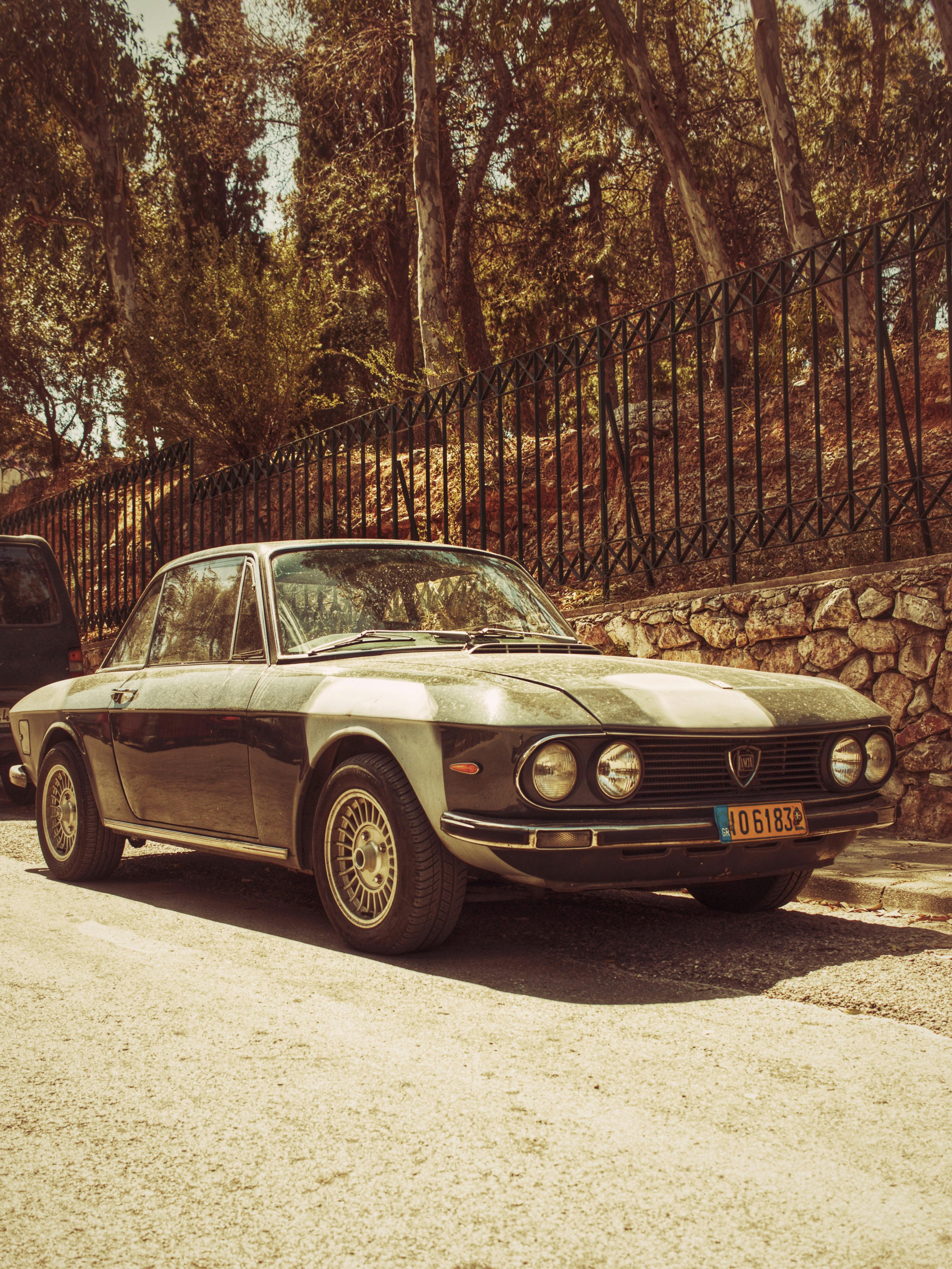 Lancia Fulvia Car Parked on the Street · Free Stock Photo