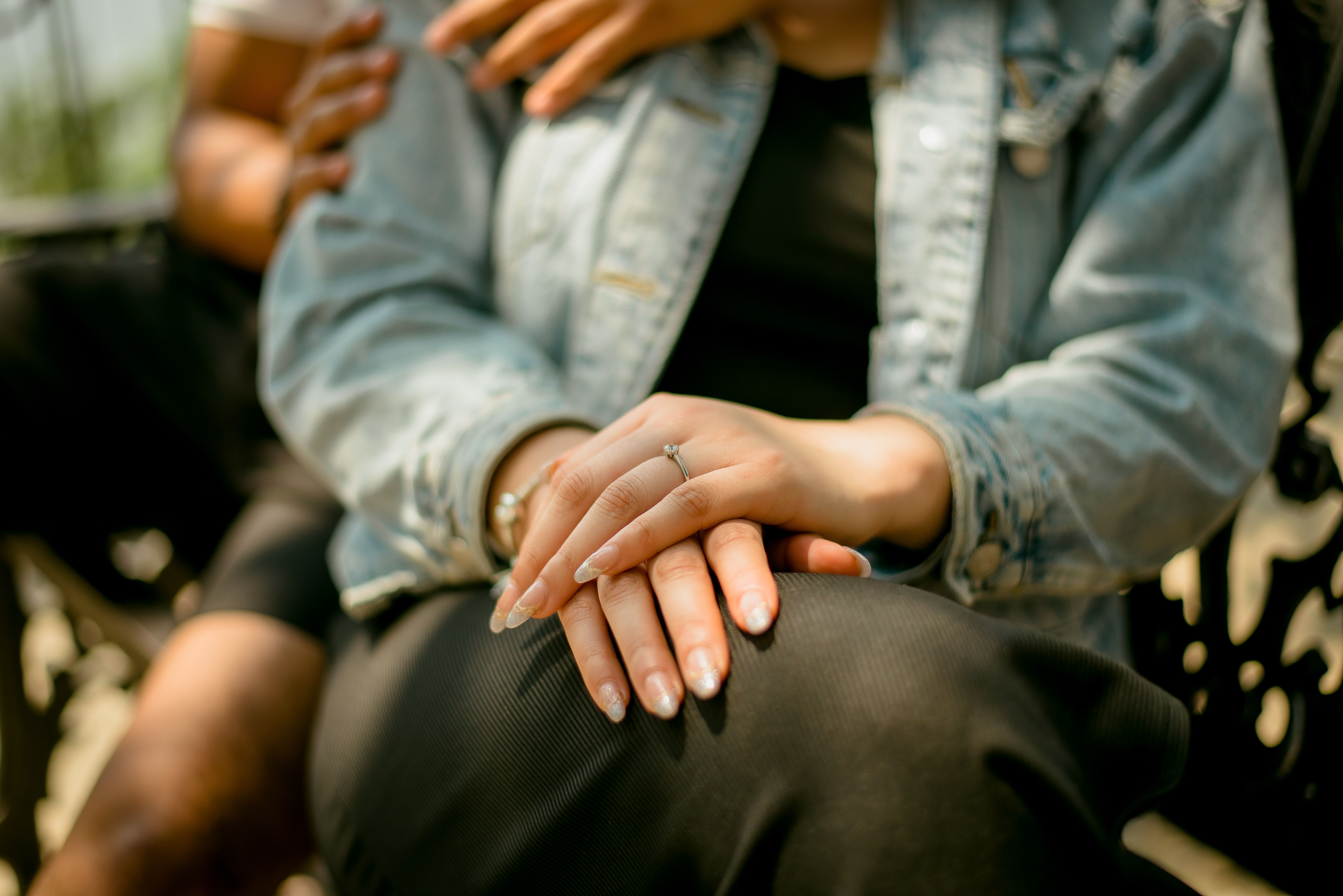 Woman Putting Her Hands on Her Knees · Free Stock Photo