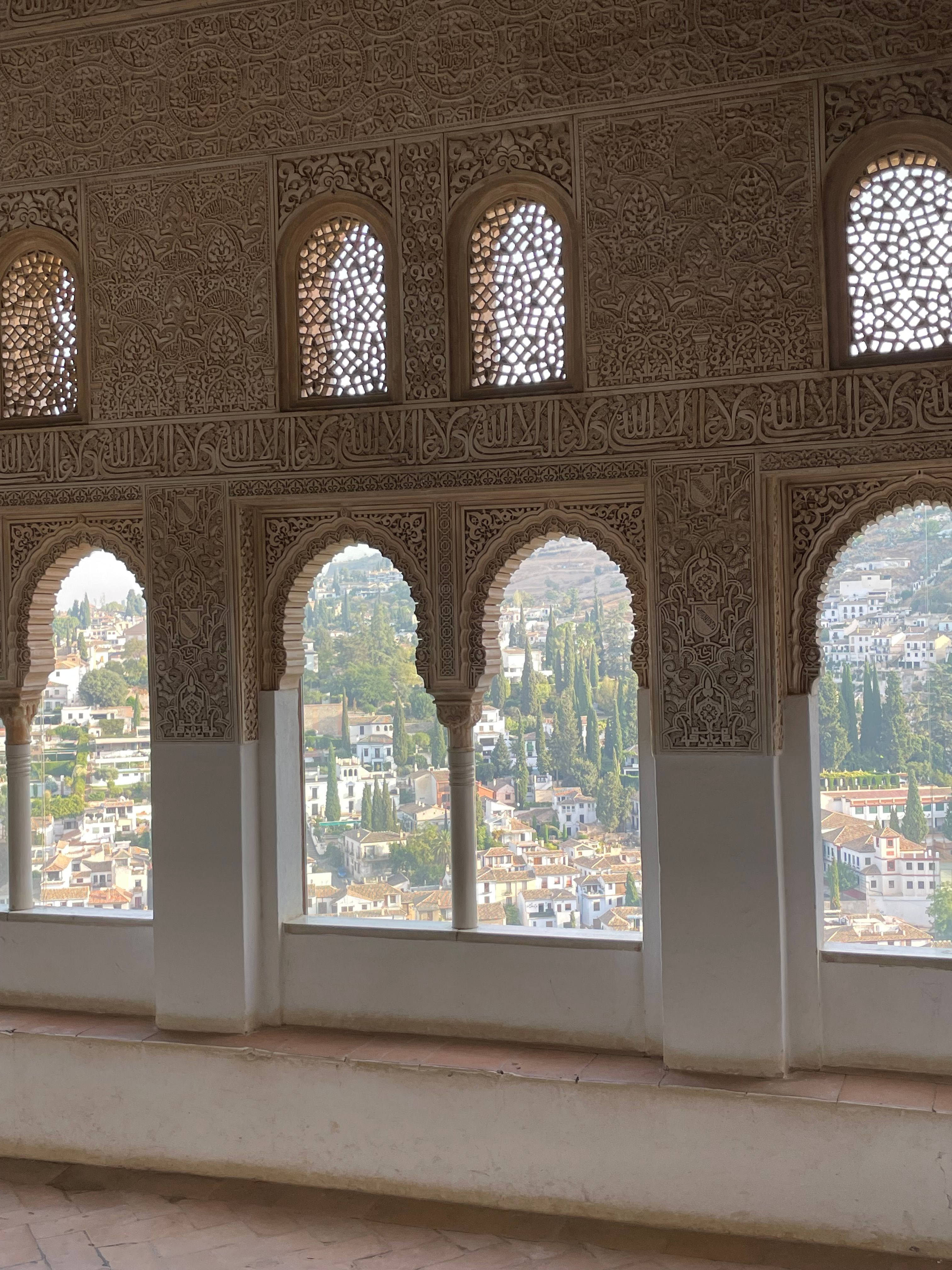 Interior of Alhambra Palace in Granada in Spain · Free Stock Photo