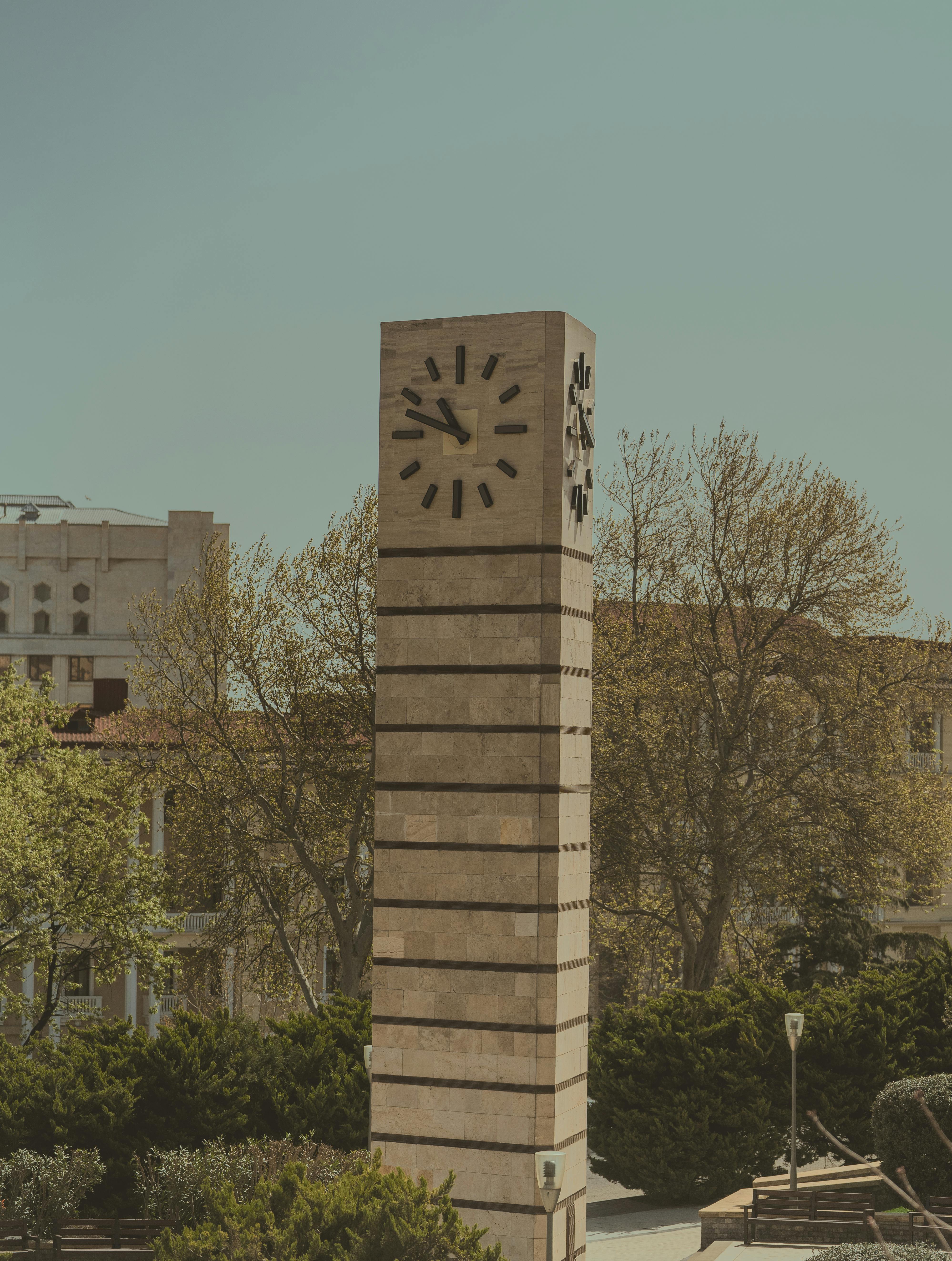 Clock in Baku in Azerbaijan · Free Stock Photo