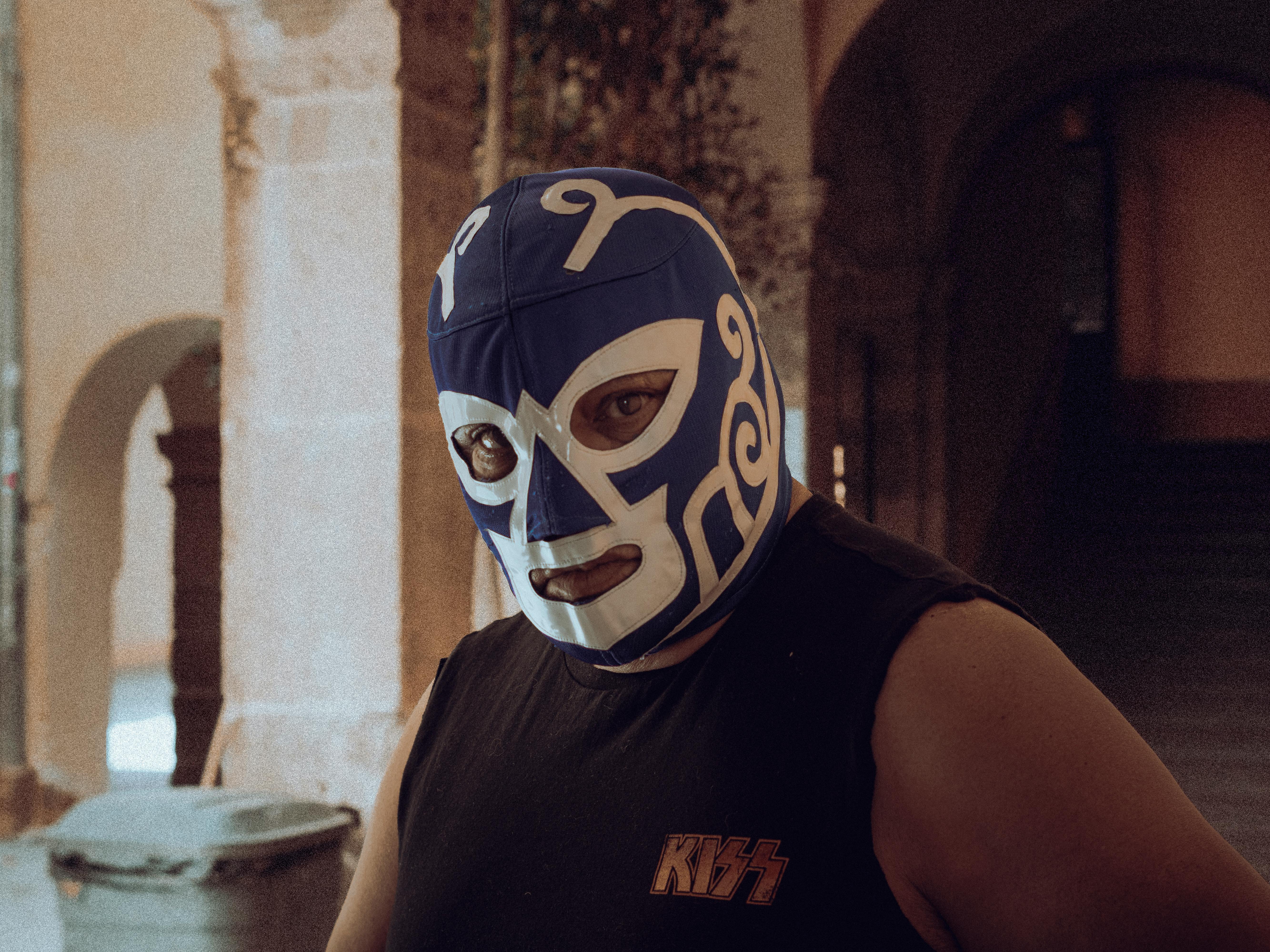 Portrait of Man in Mask · Free Stock Photo