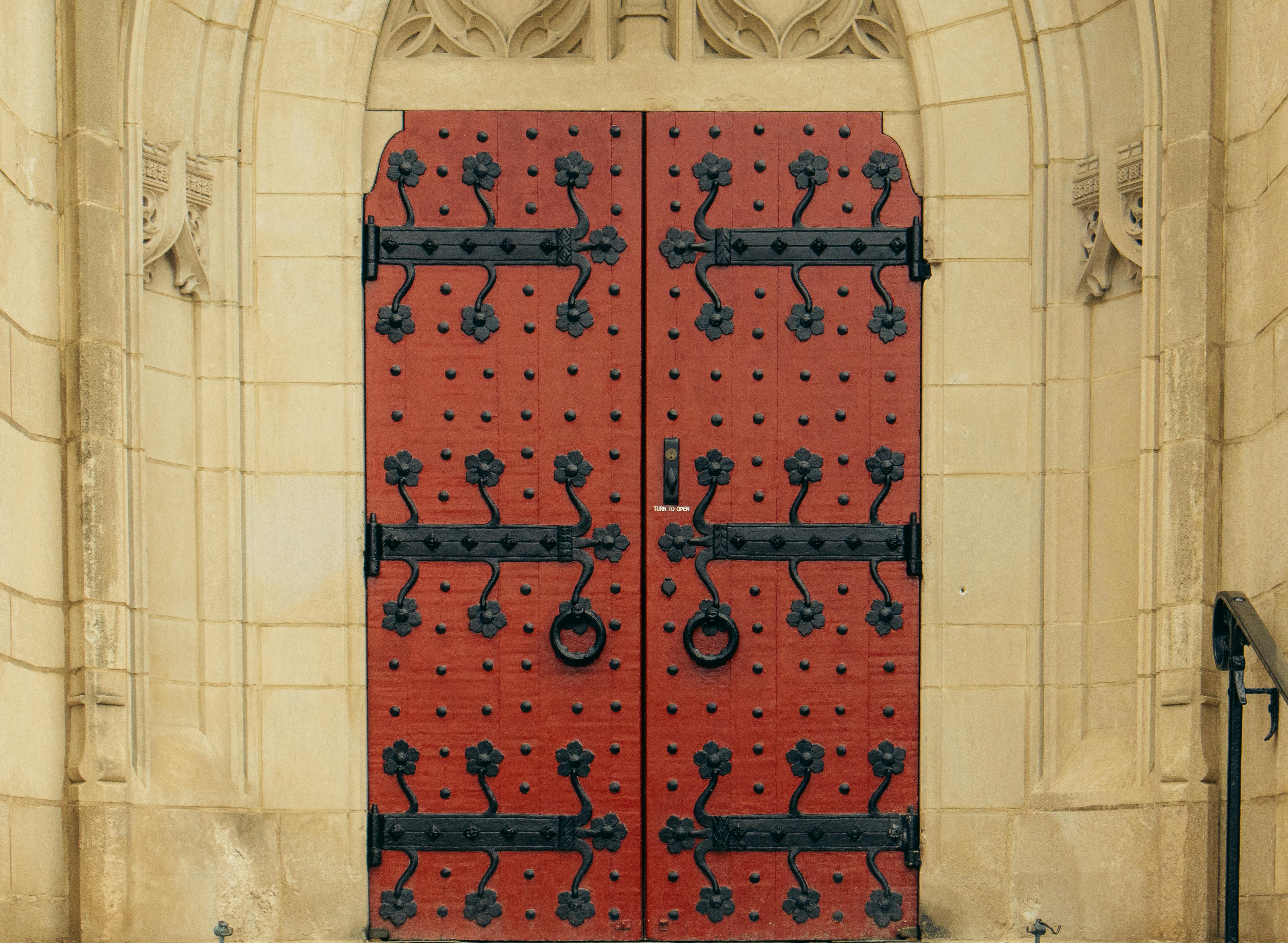 Monumental Door of Building · Free Stock Photo