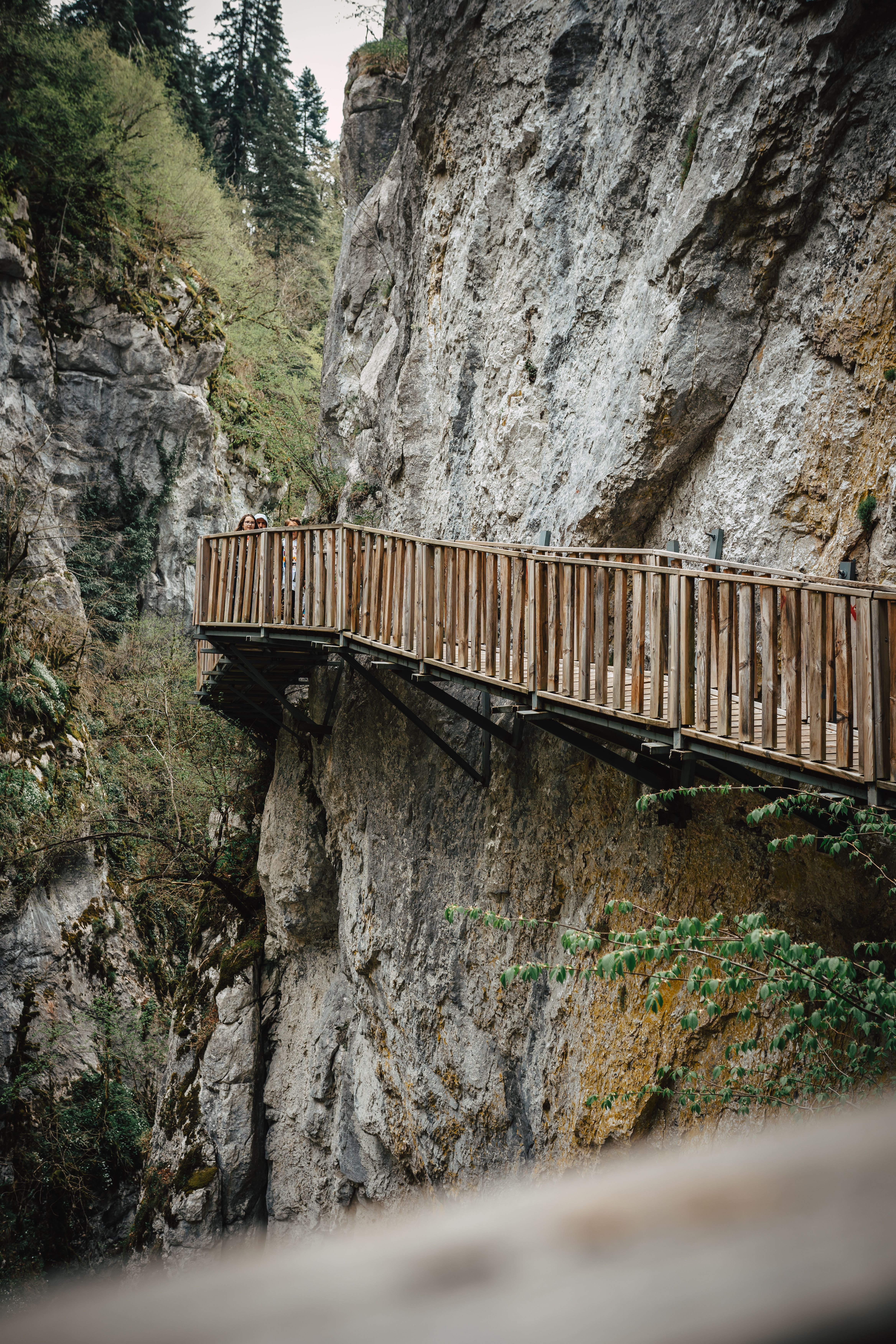 Boardwalk on Rocks in Canyon · Free Stock Photo
