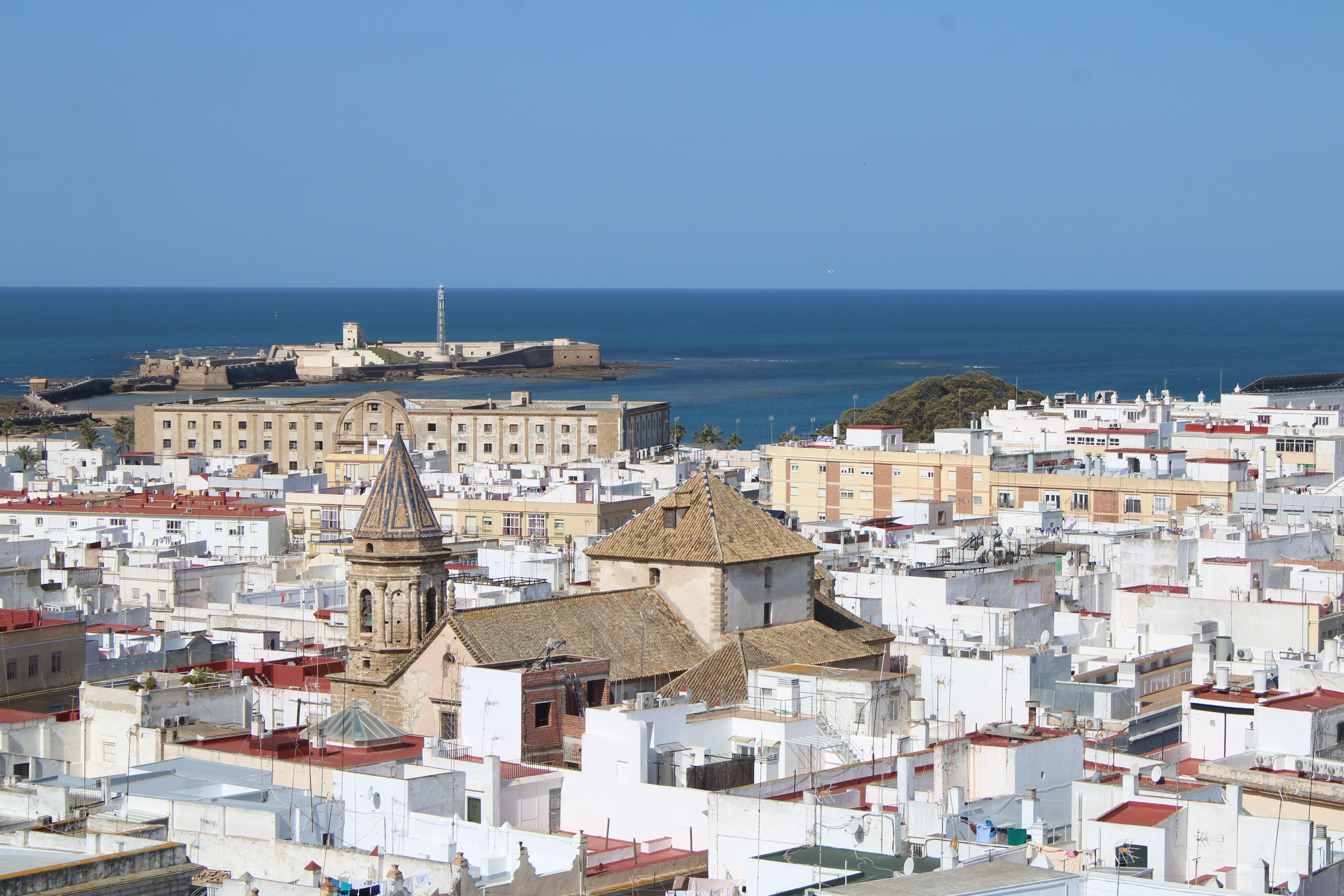 Old Town and Coast of Cadiz · Free Stock Photo