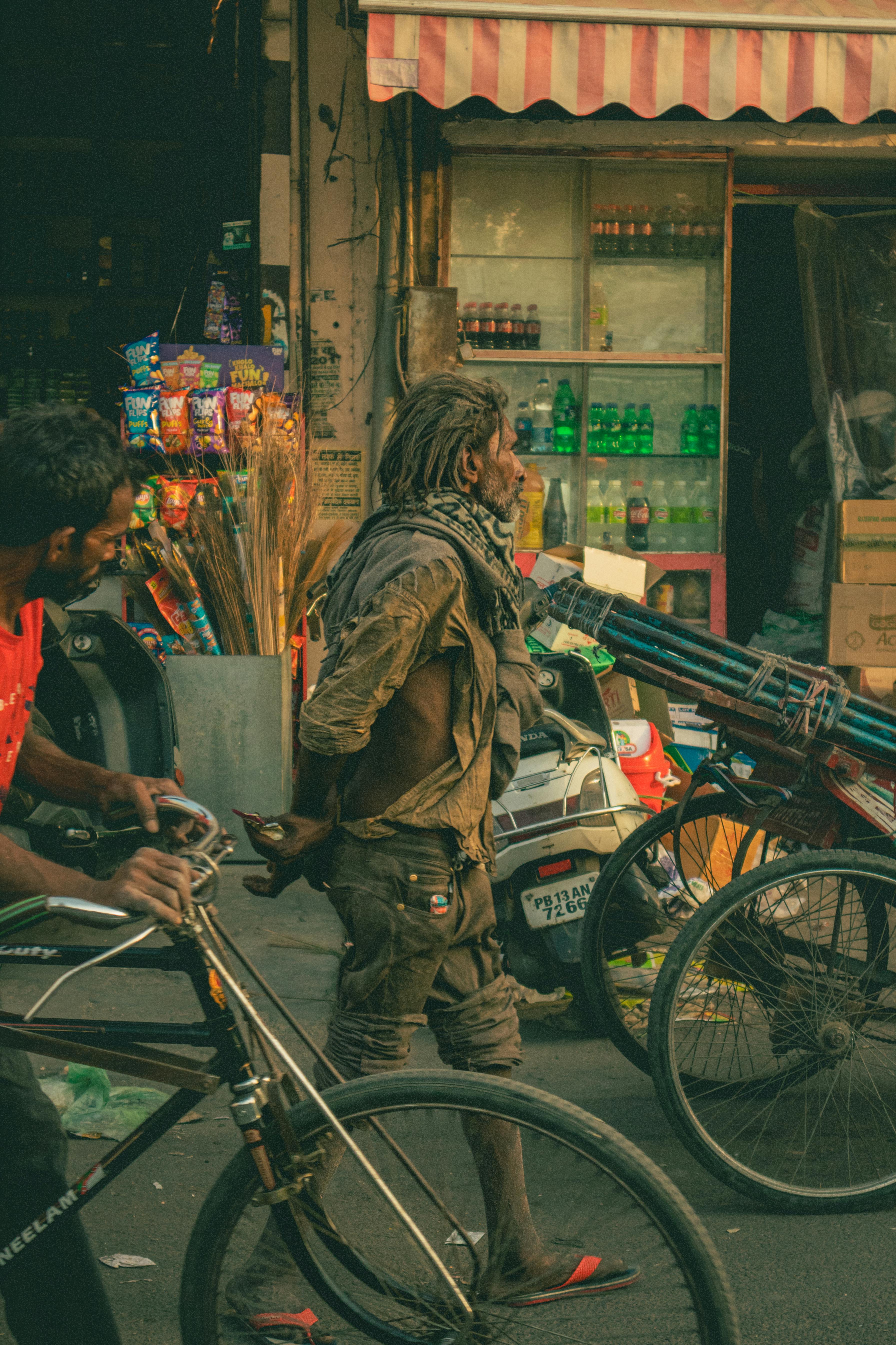 Man Walking City Street · Free Stock Photo