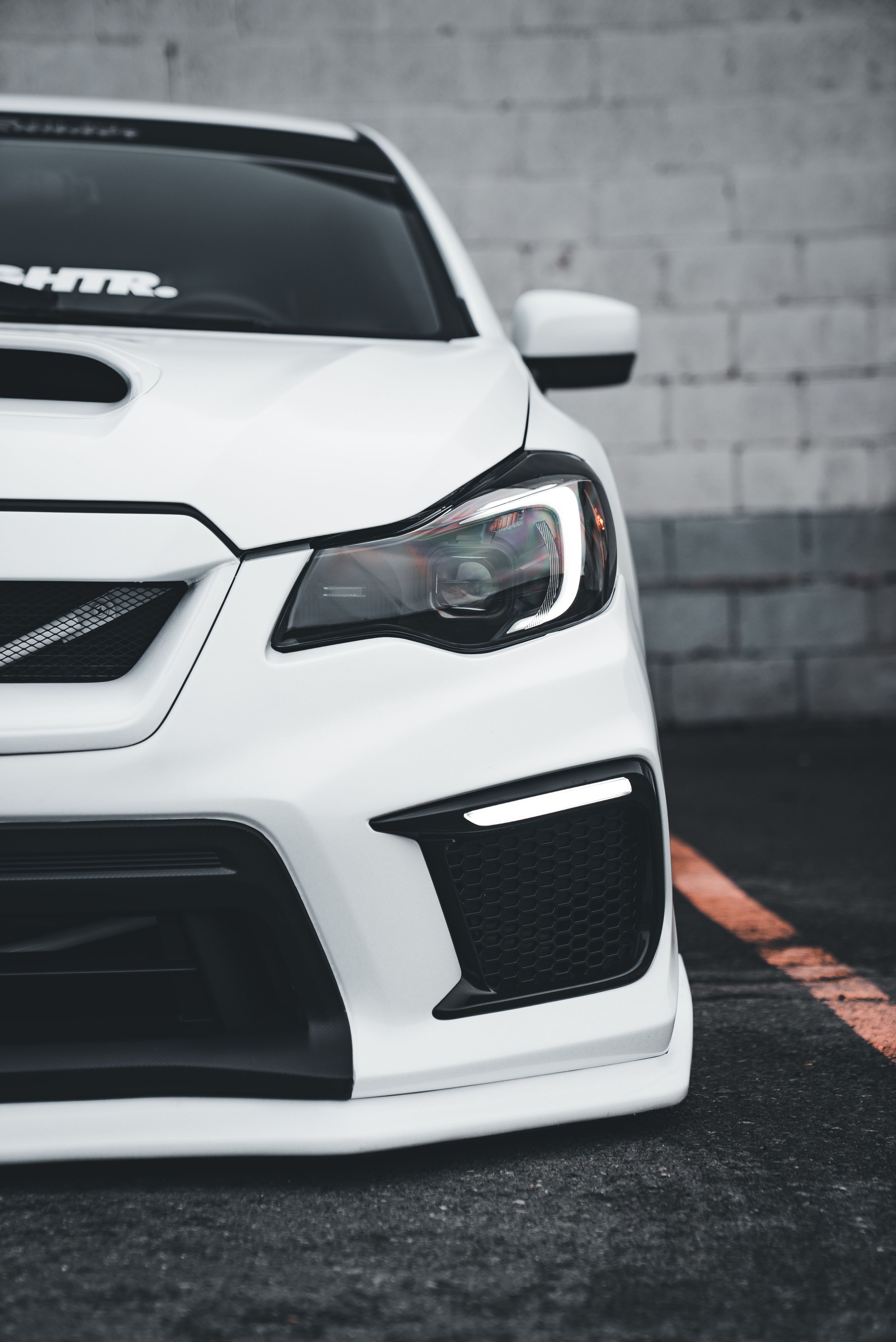 White, Tuned Subaru WRX · Free Stock Photo